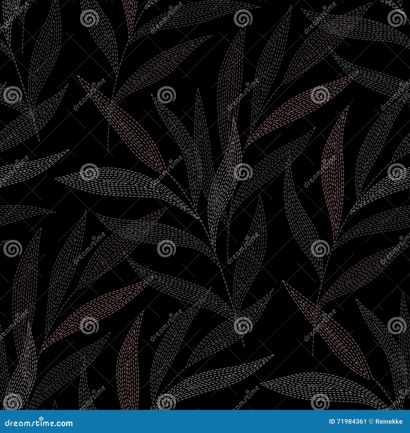 Palm branches pattern stock vector. Illustration of palm - 71984361