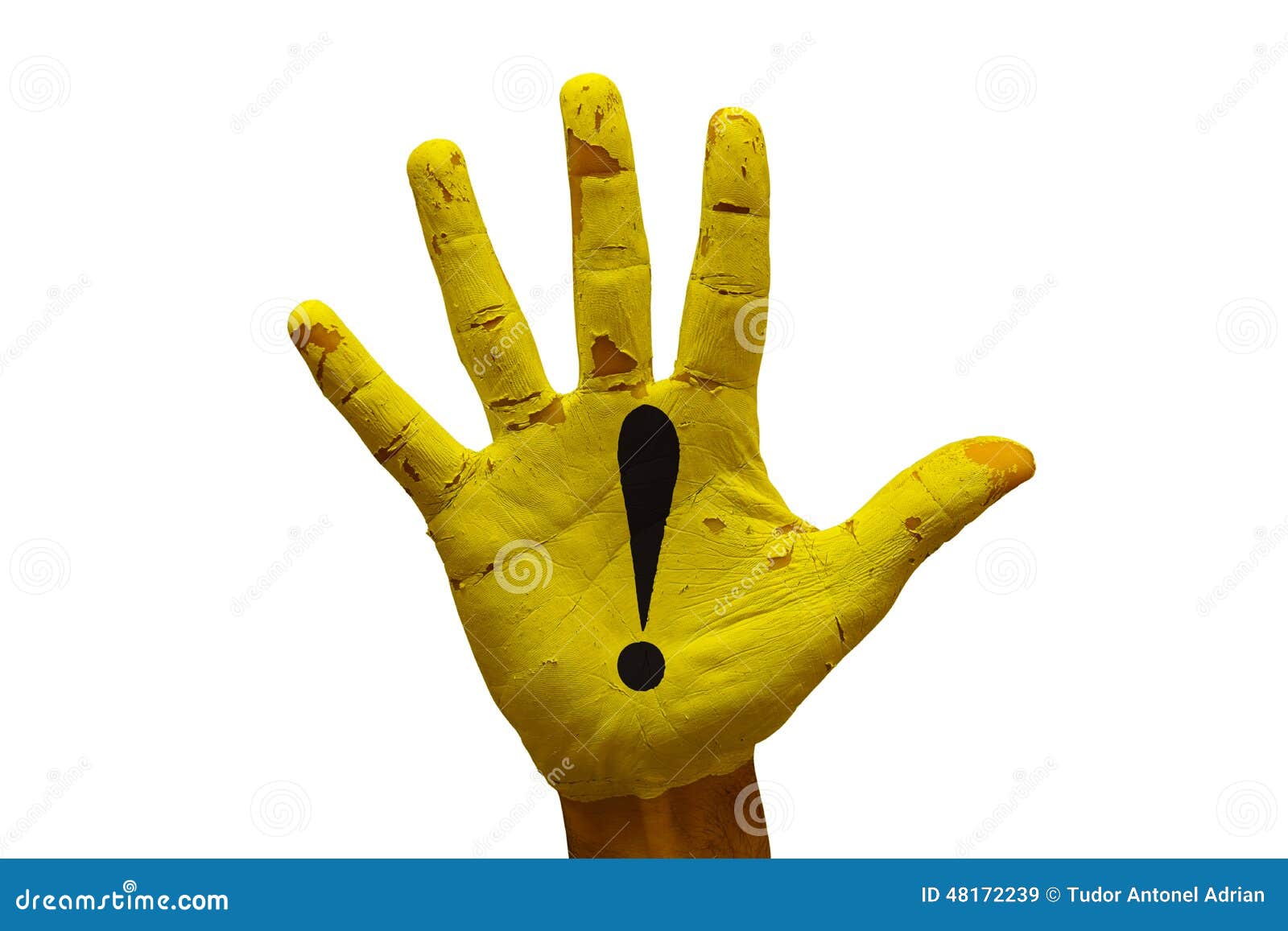 Palm caution stock image. Image of grunge, danger, palm - 48172239