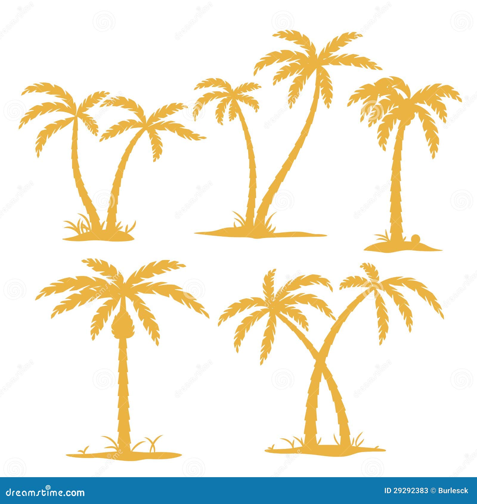 Palm Contours stock vector. Illustration of cutout, outdoor - 29292383