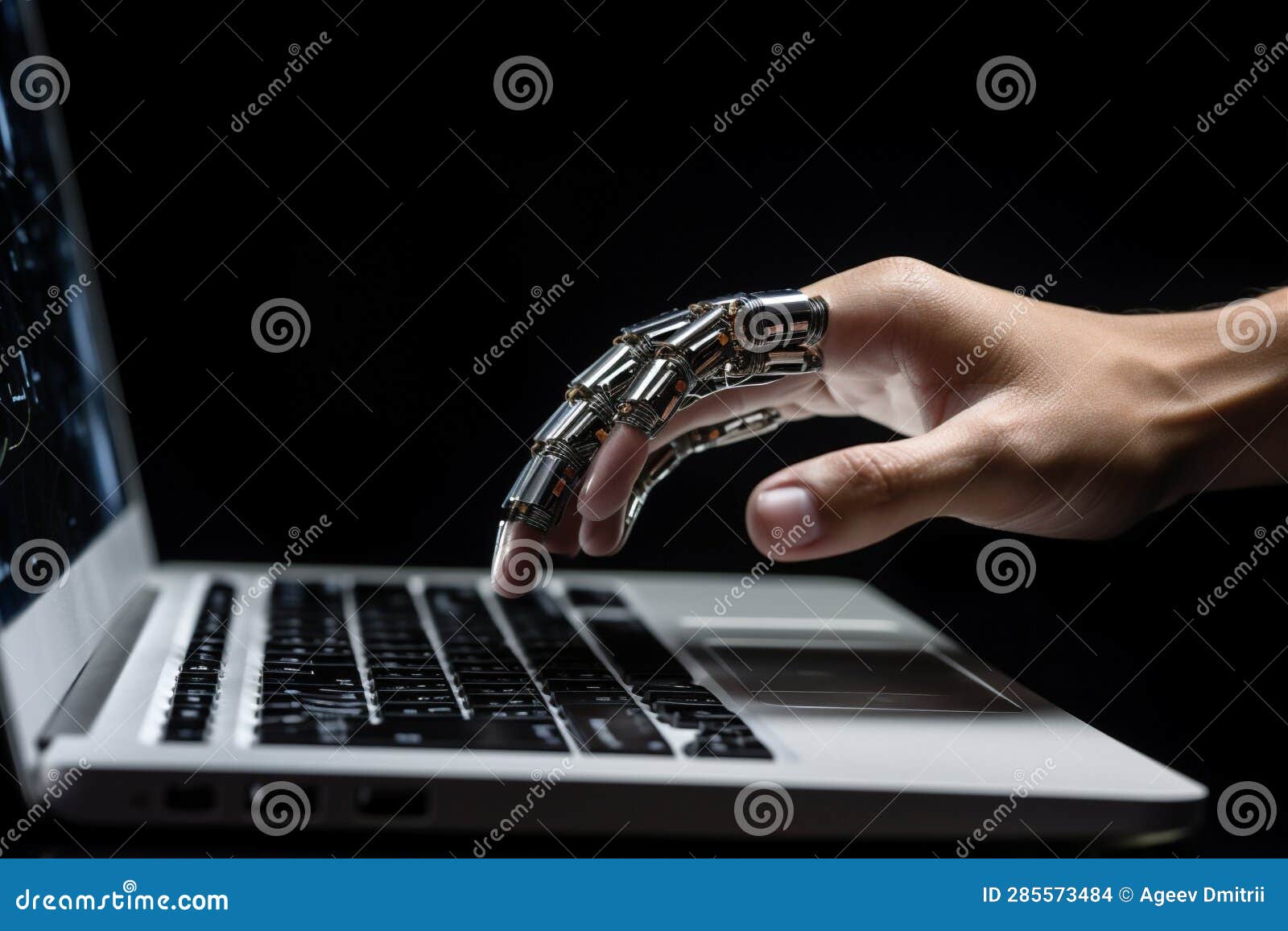 Palm Hand Cyborg Bionic Science Artificial Future Machine Arm Robotic ...