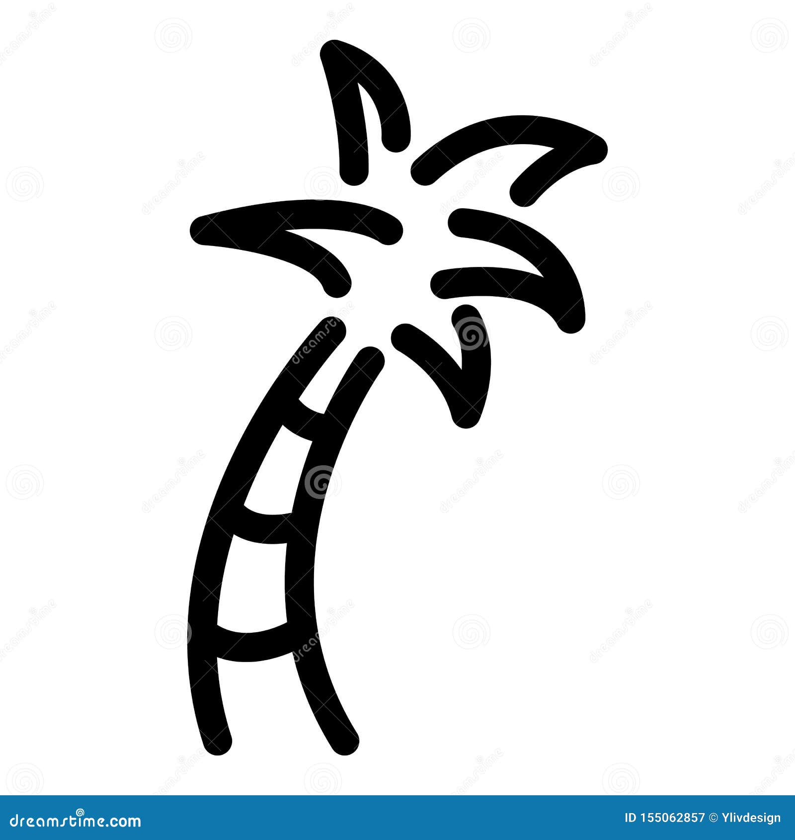 Palm icon, outline style stock vector. Illustration of isolated - 155062857 Palm icon, outline style stock vector. Illustration of isolated - 155062857