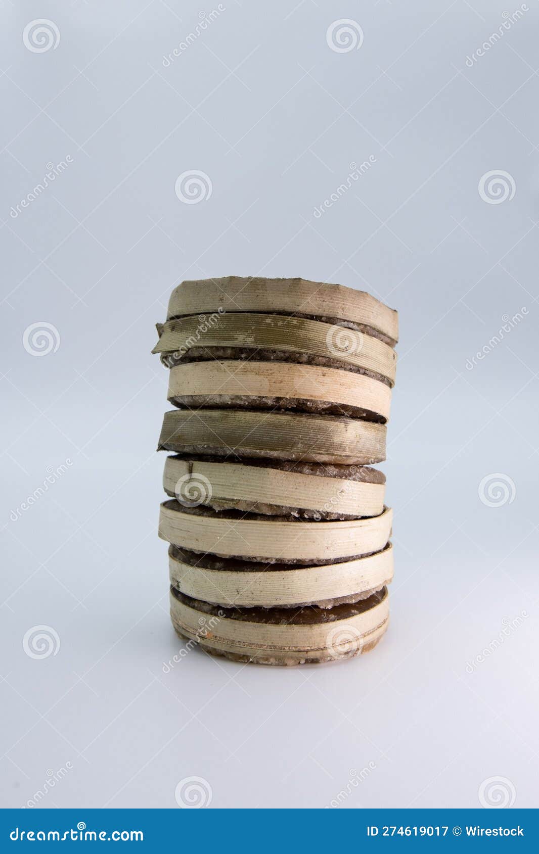 Palm Jaggery Isolated on White Background Stock Image - Image of food ...