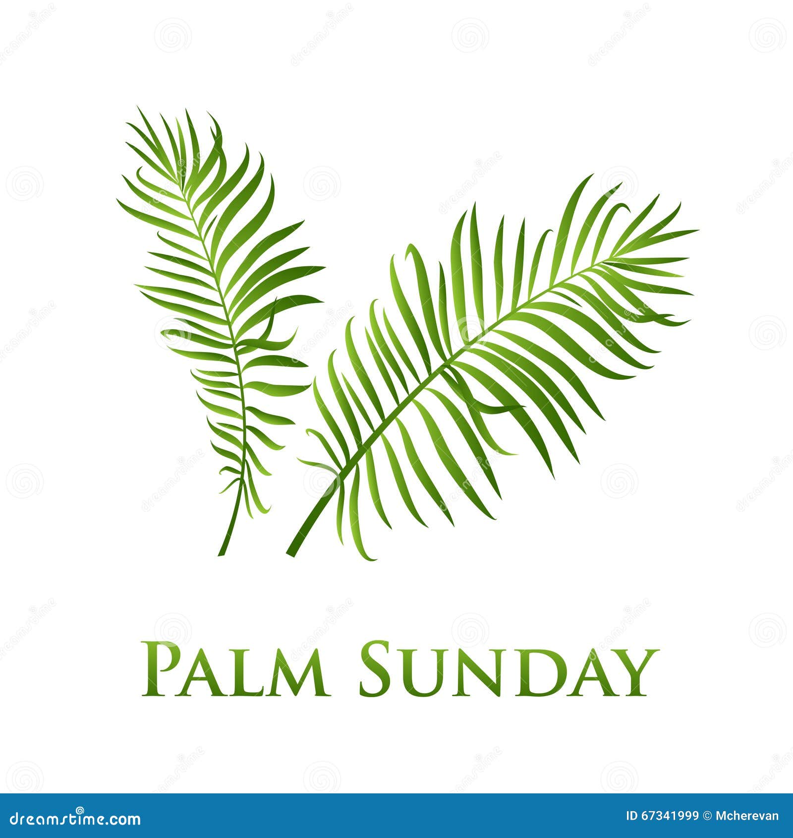 Palm Leafs Icon. Vector Illustration for the Christian Holiday Palm ... Palm Leafs Icon. Vector Illustration for the Christian Holiday Palm ...
