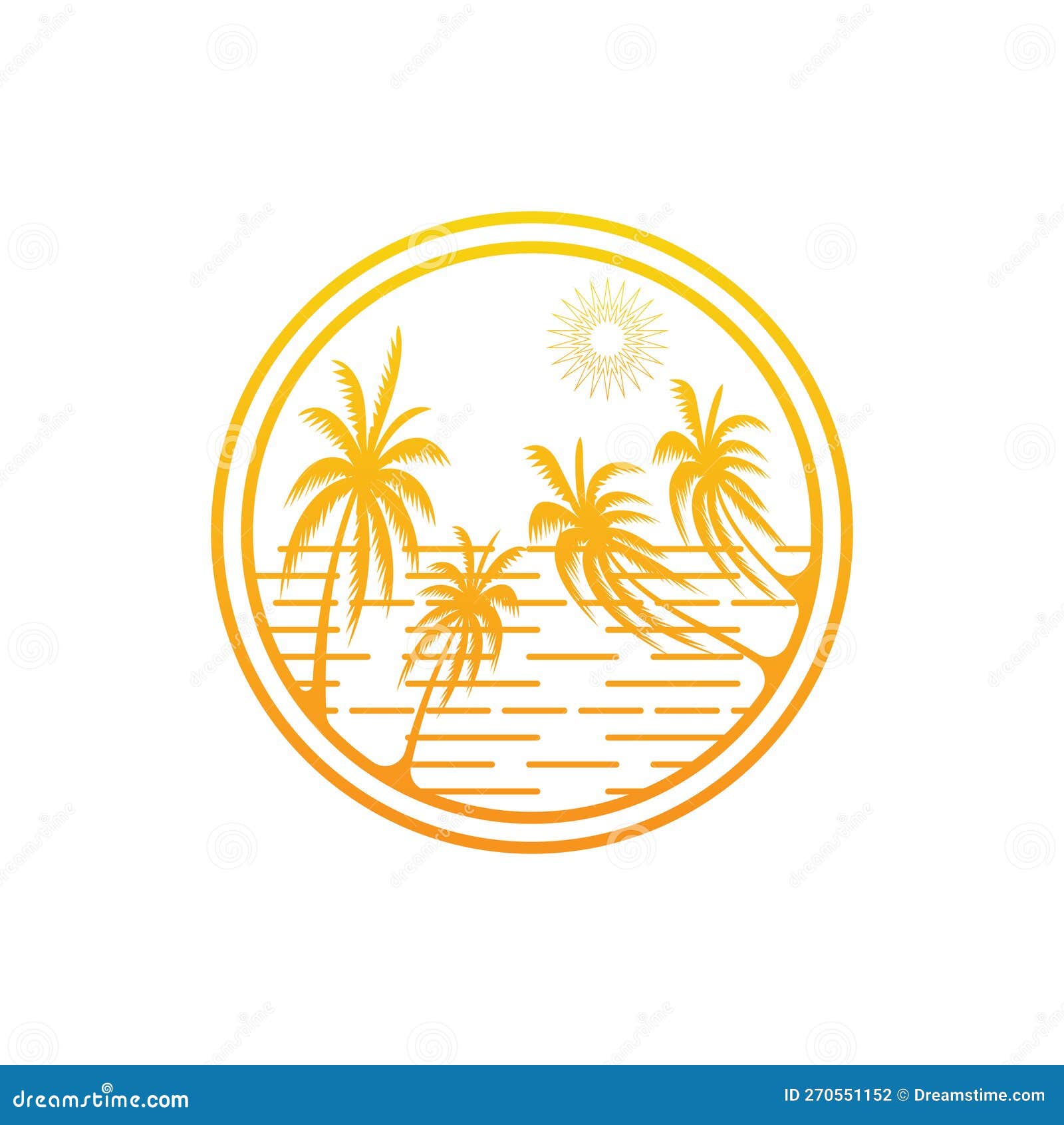 Palm Logo Icon Template and Symbol Vector Tree Stock Illustration ...