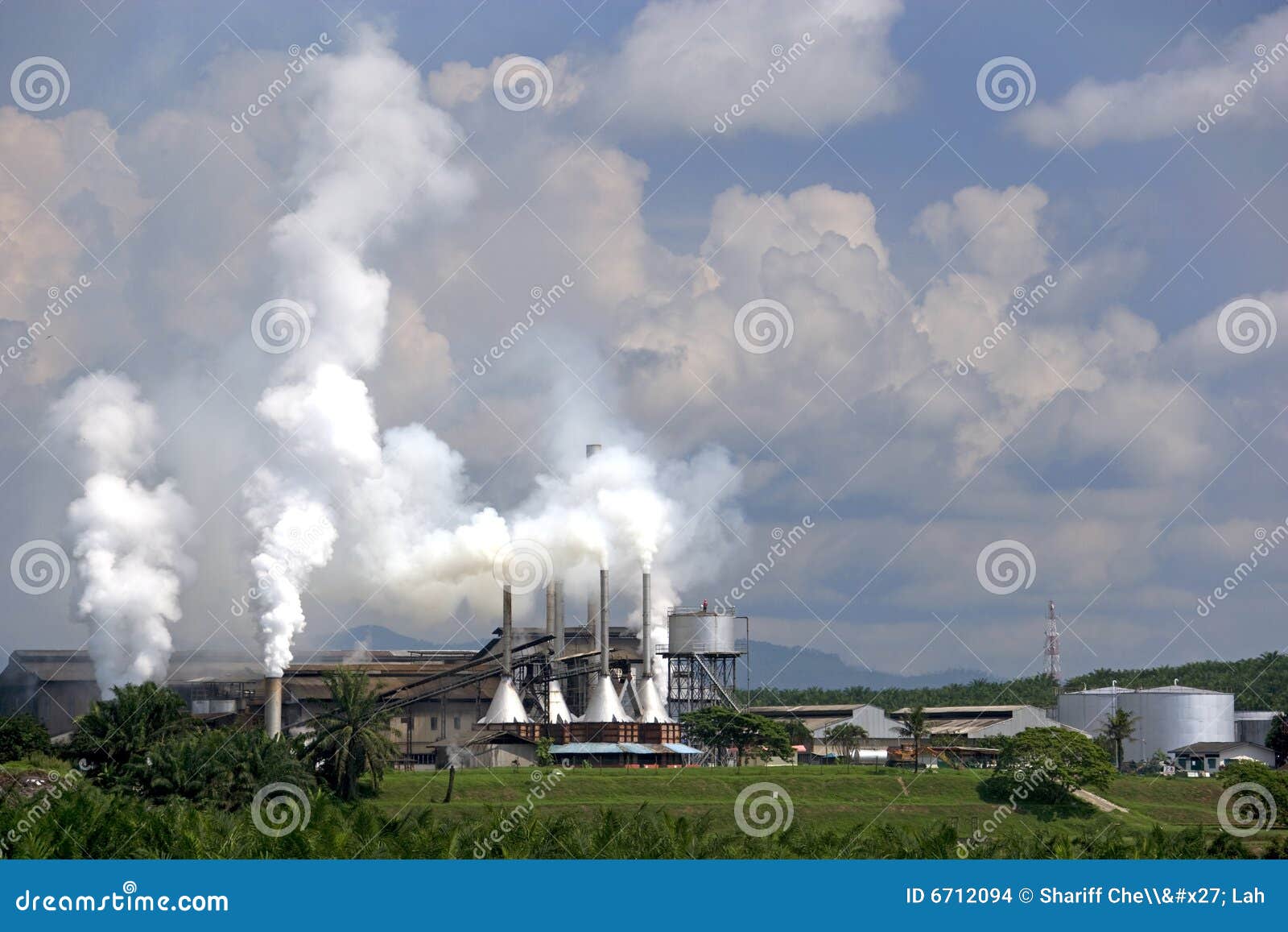 Palm Oil Factory stock photo. Image of building, palm - 6712094