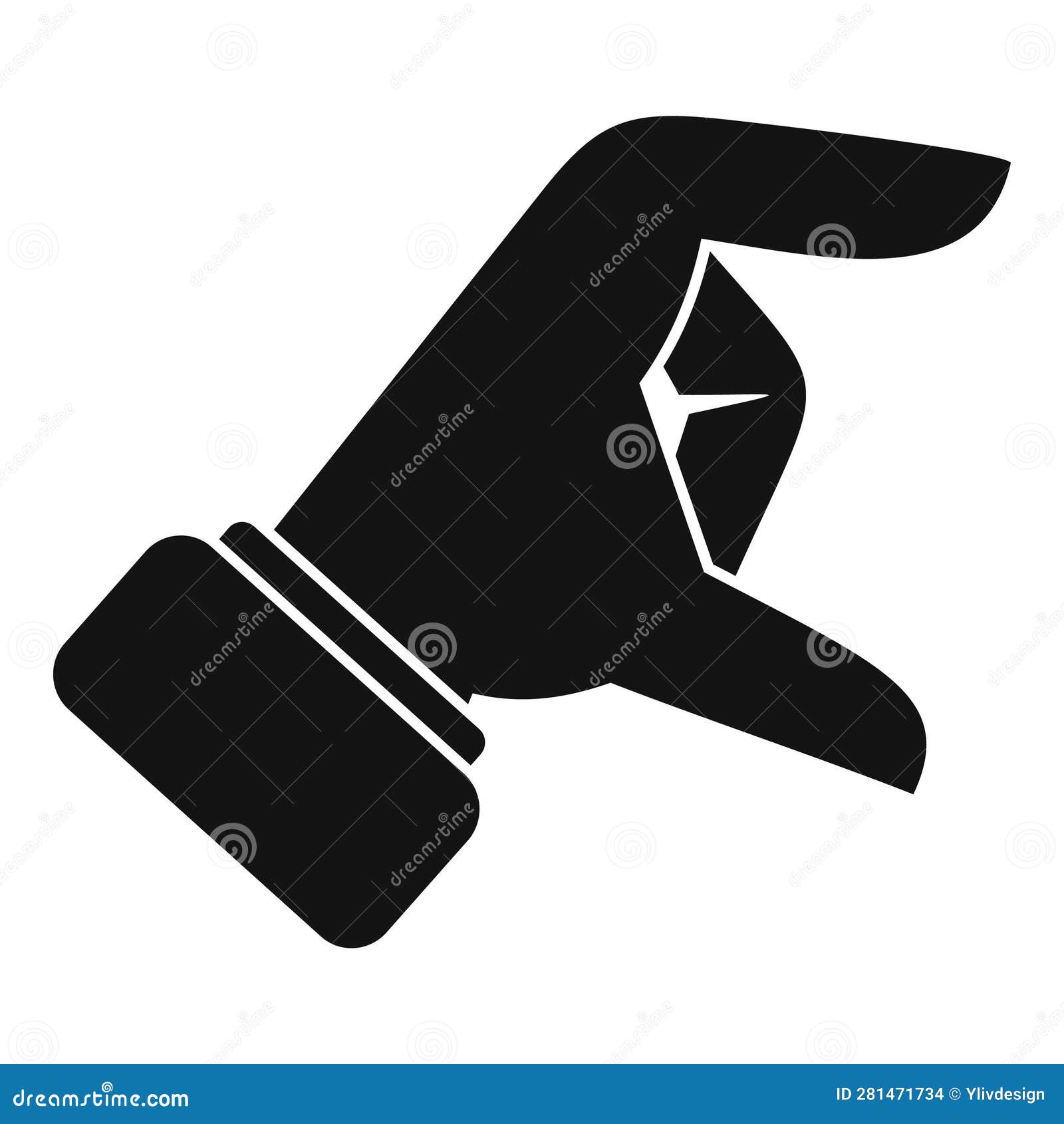 Sign Pose Icon Simple Vector. Human Thumb Stock Photography ...