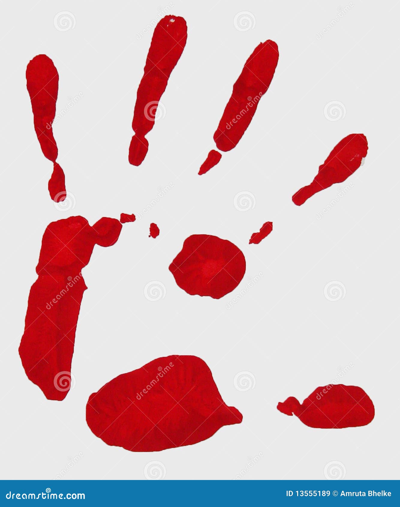 Palm Print stock image. Image of print, colored, left - 13555189