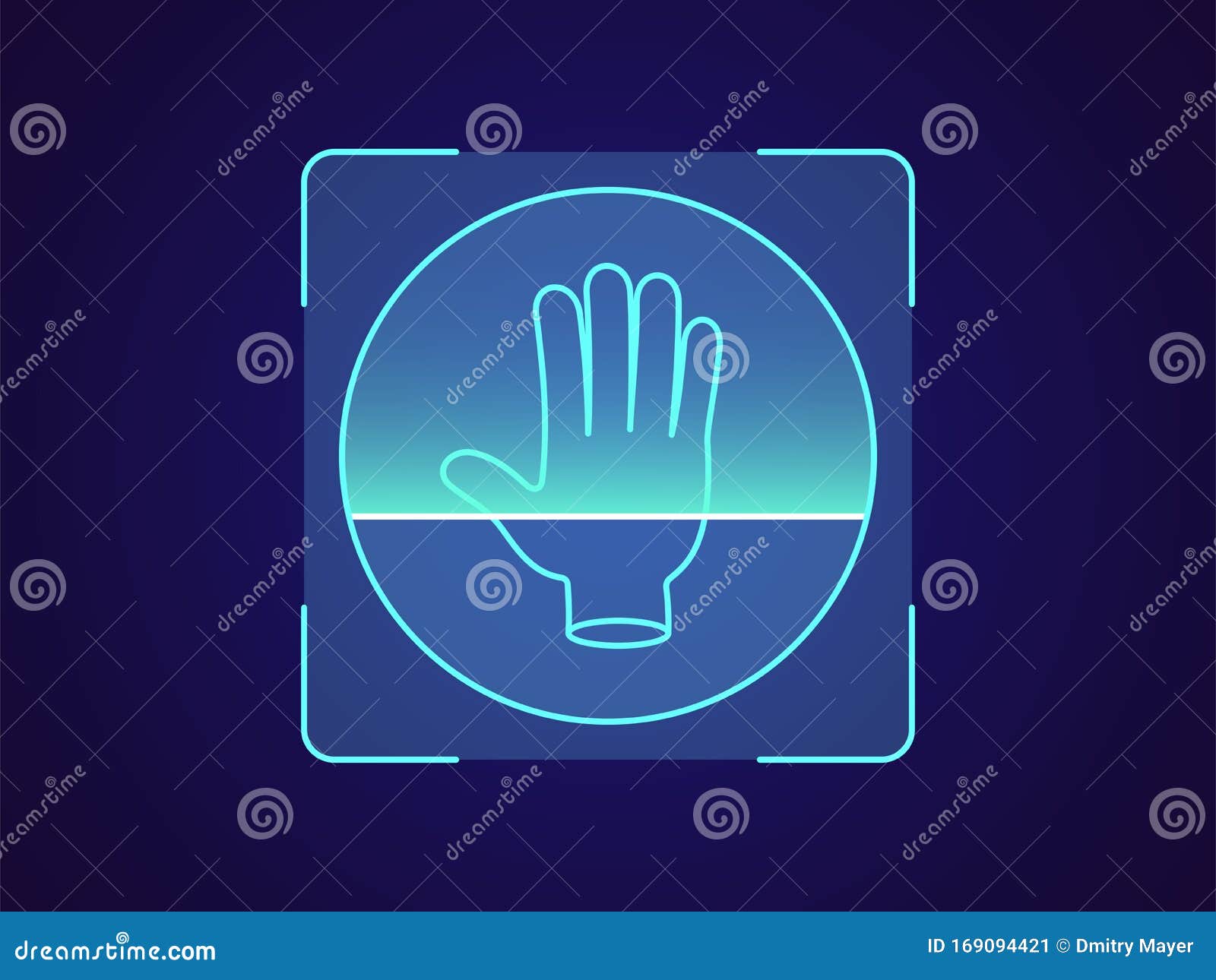 Palm Print Recognition. Biometric Scanning System for Human Palm, Hand ... Palm Print Recognition. Biometric Scanning System for Human Palm, Hand ...