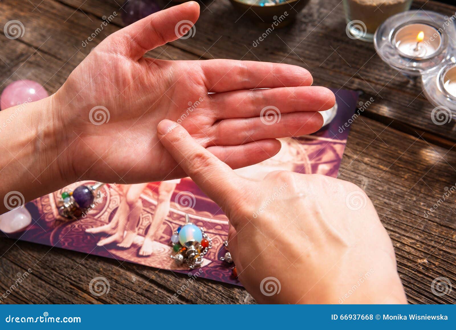 Palm reading stock photo. Image of fortune, clairvoyant - 66937668