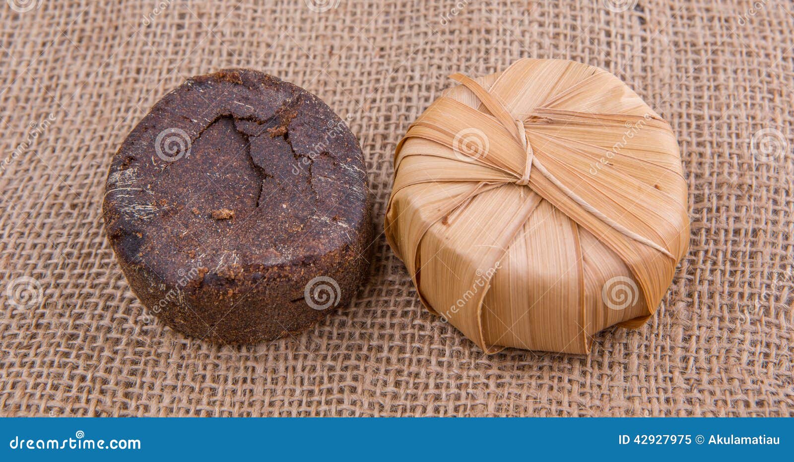Palm Sap Sugar on Gunny Sack I Stock Image - Image of inflorescences ...