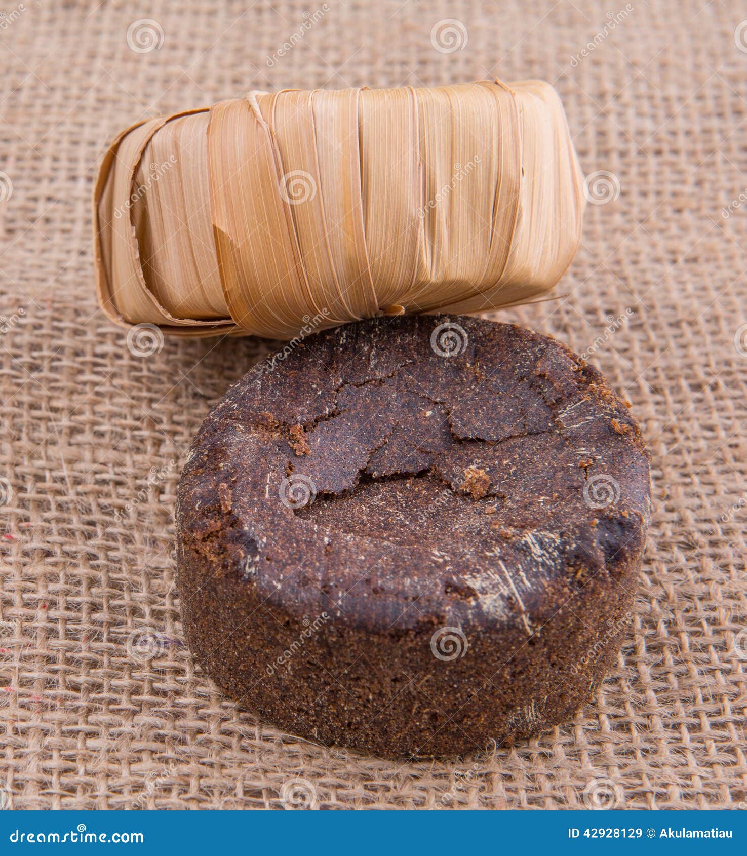Palm Sap Sugar on Gunny Sack VI Stock Image - Image of nutrition, gunny ...