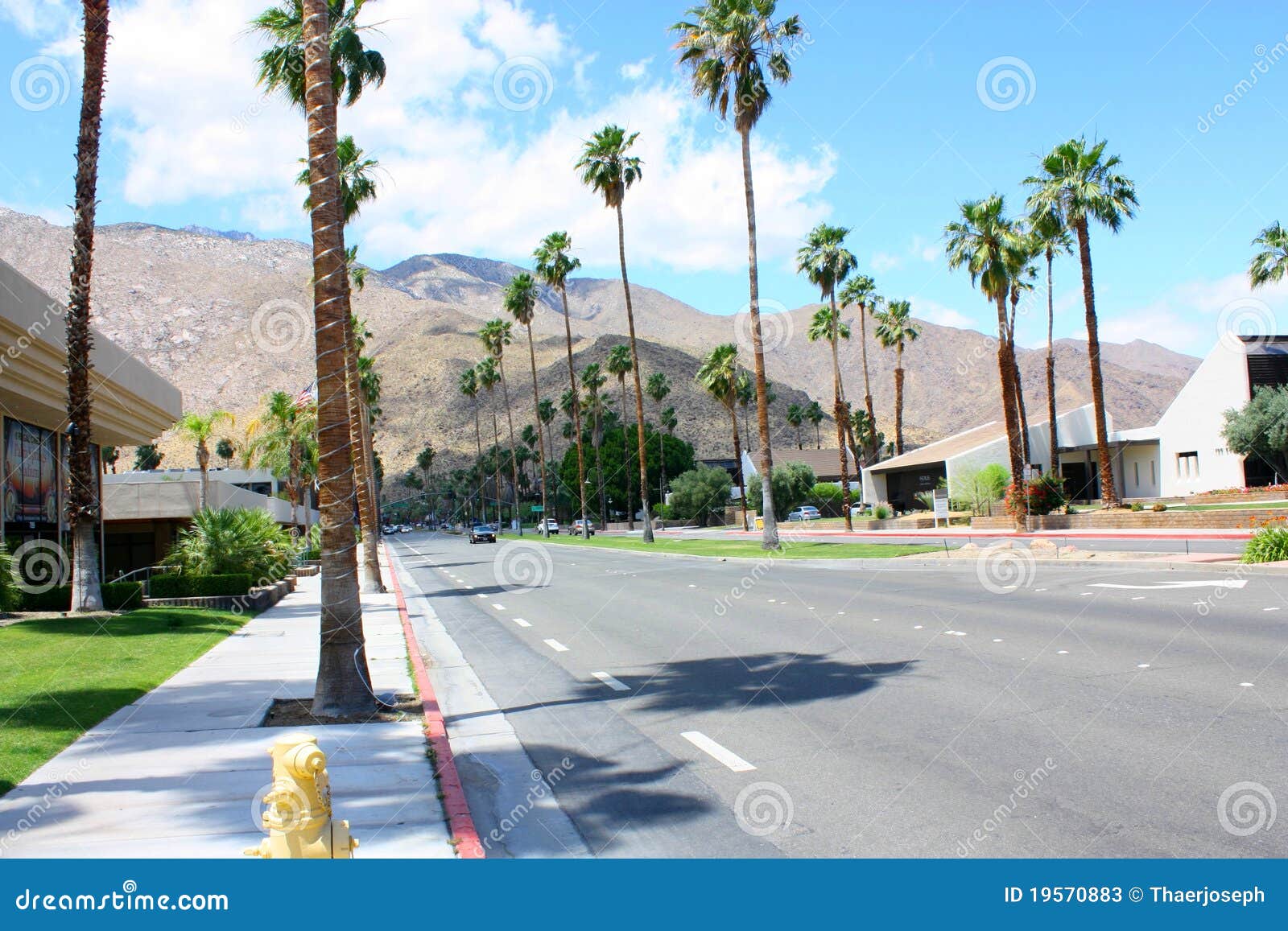 Palm Spring, CA foto de archivo editorial. Imagen de ciudad - 19570883