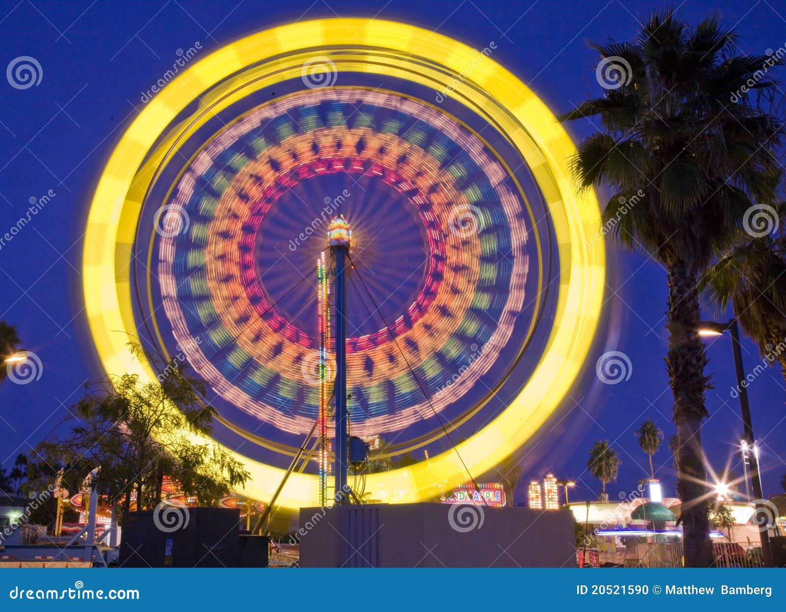 Palm Springs Ferris Wheel stock photo. Image of shutter - 20521590
