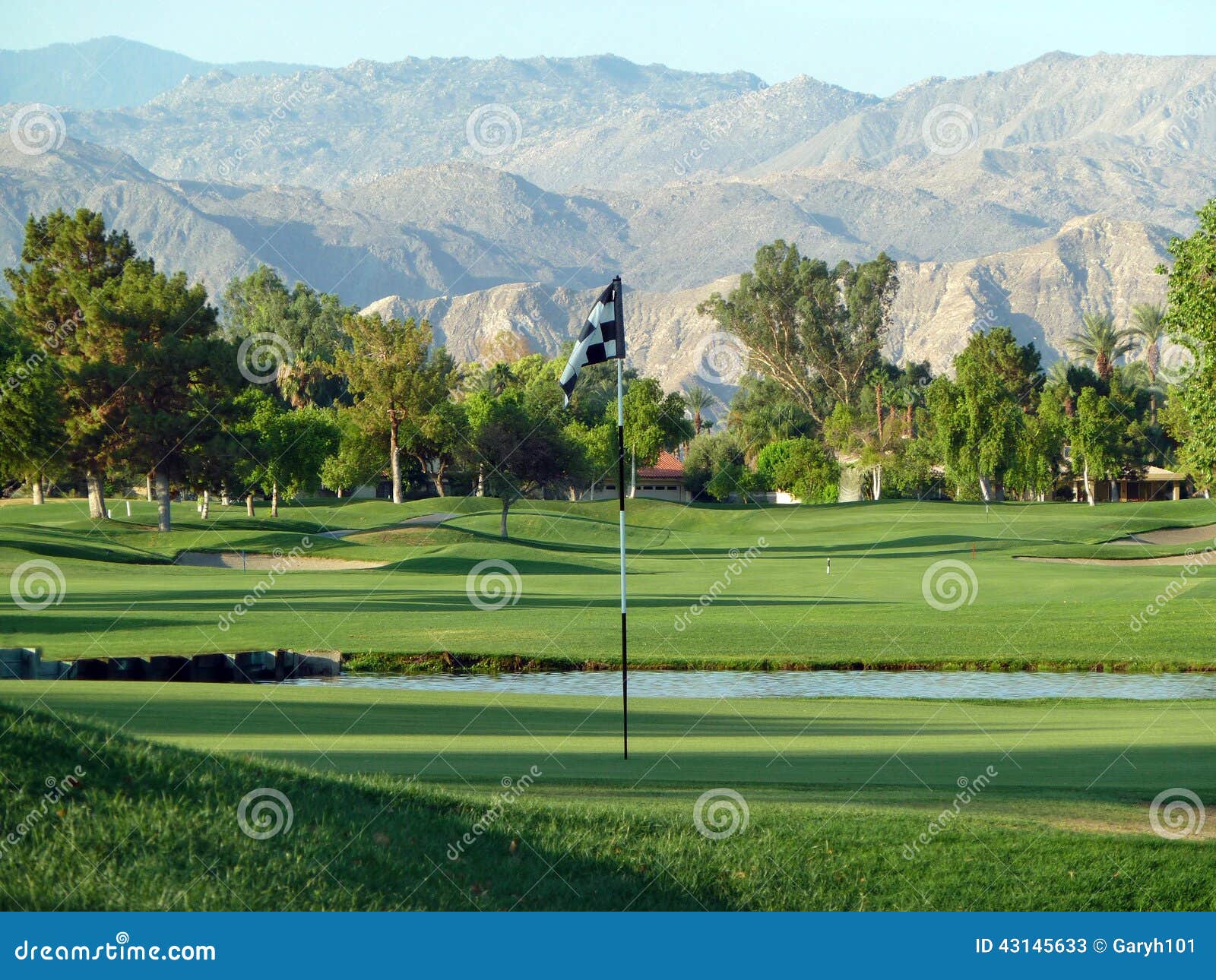 Palm Springs Golf Course stock image. Image of golfing - 43145633