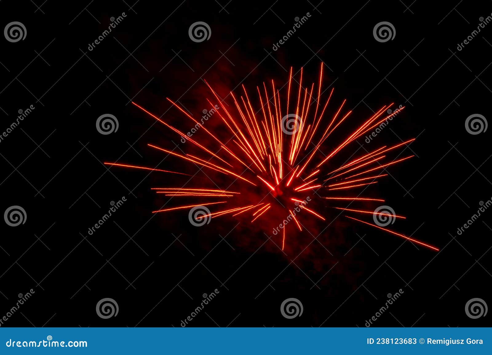 Palm or Star Type Fireworks Isolated Stock Image - Image of holiday ...