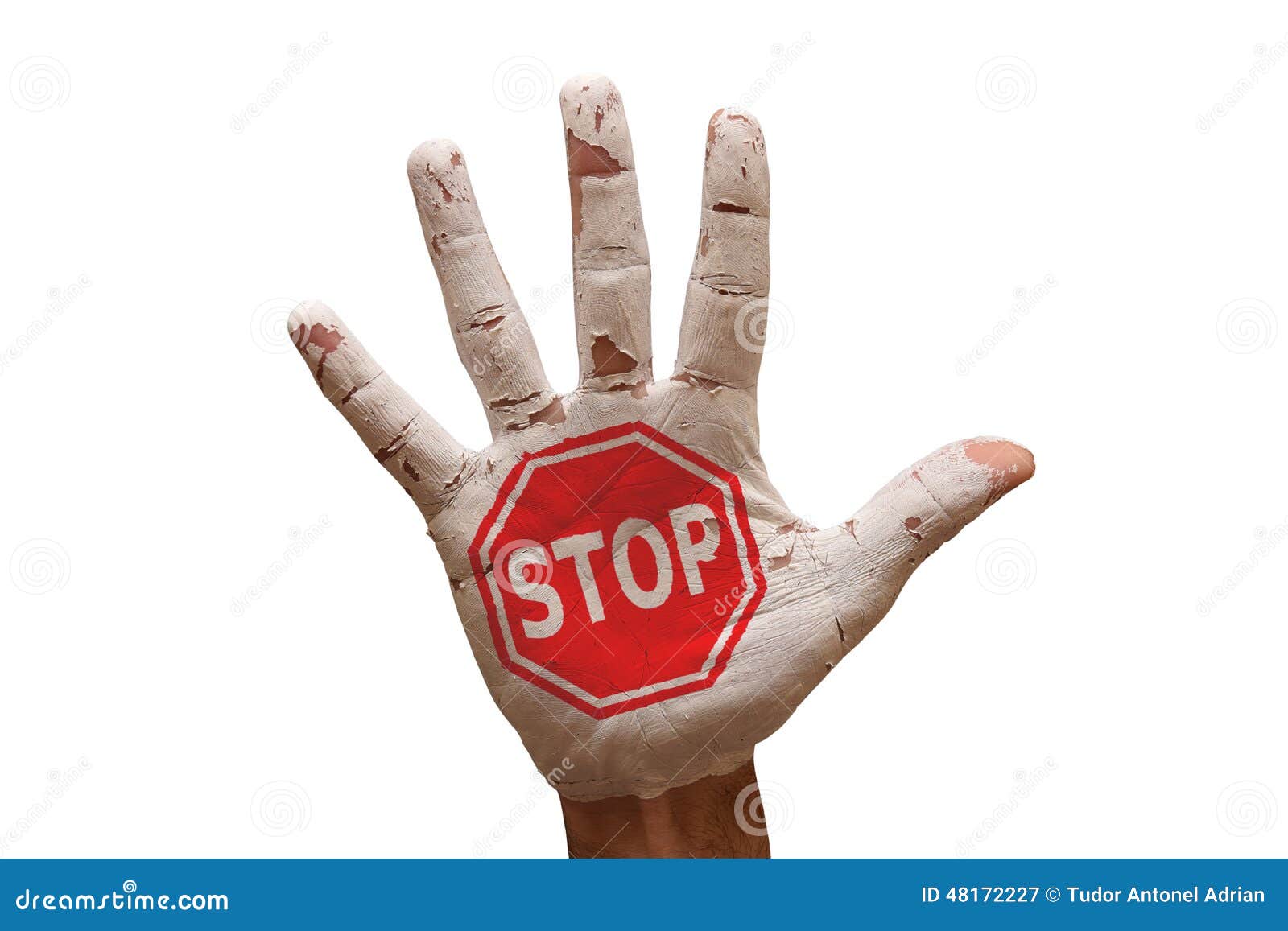 Palm stop stock image. Image of stop, auto, sign, symbol - 48172227