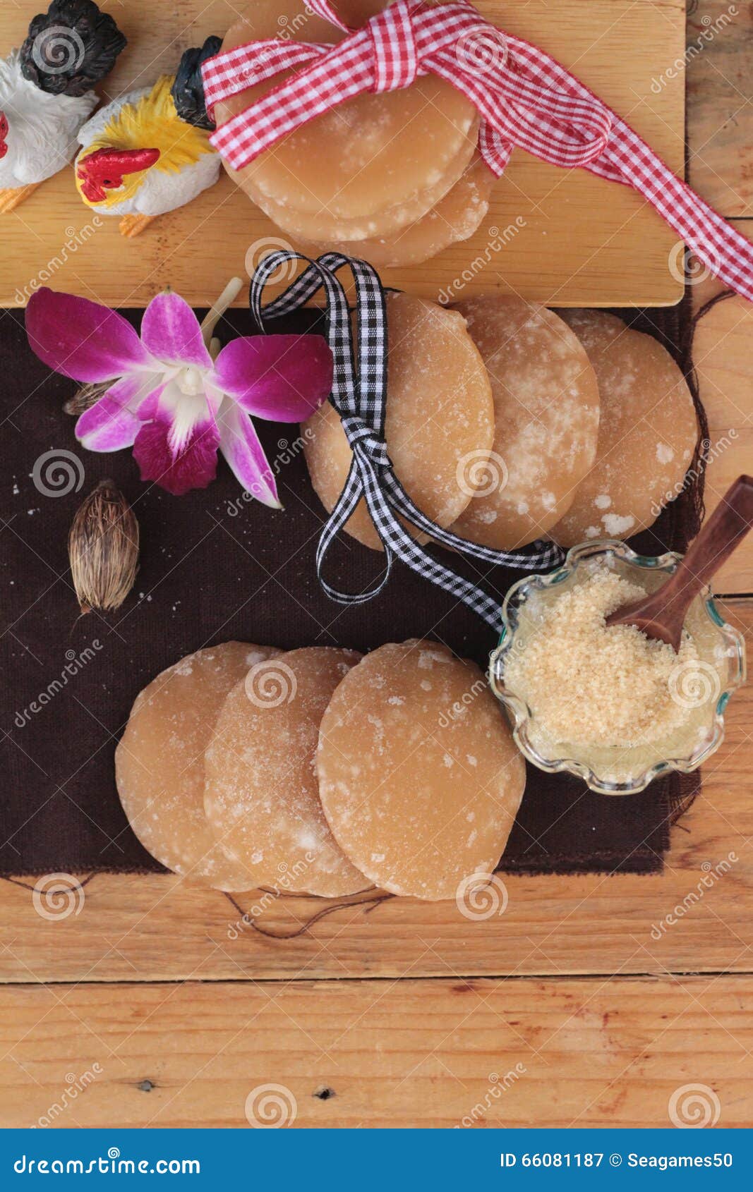 Palm Sugar Sweet of Traditional for Cooking. Stock Image - Image of ...