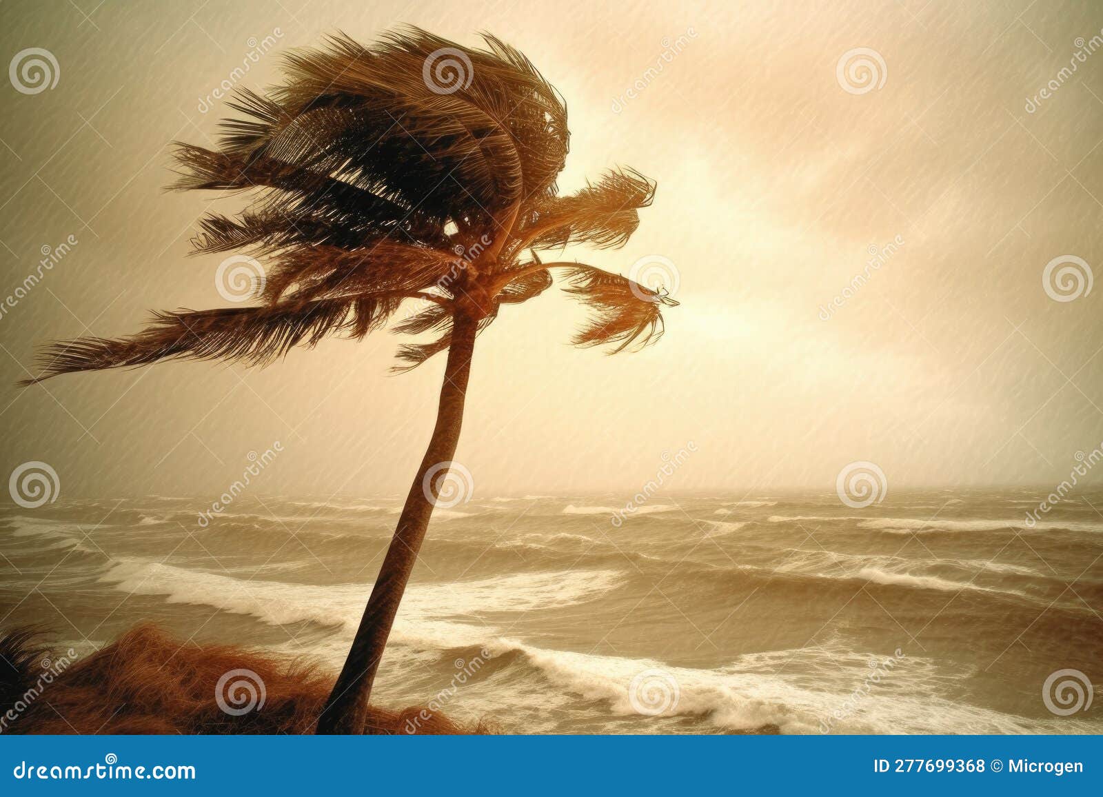 Palm Tree Bending Stock Illustrations – 43 Palm Tree Bending Stock ...