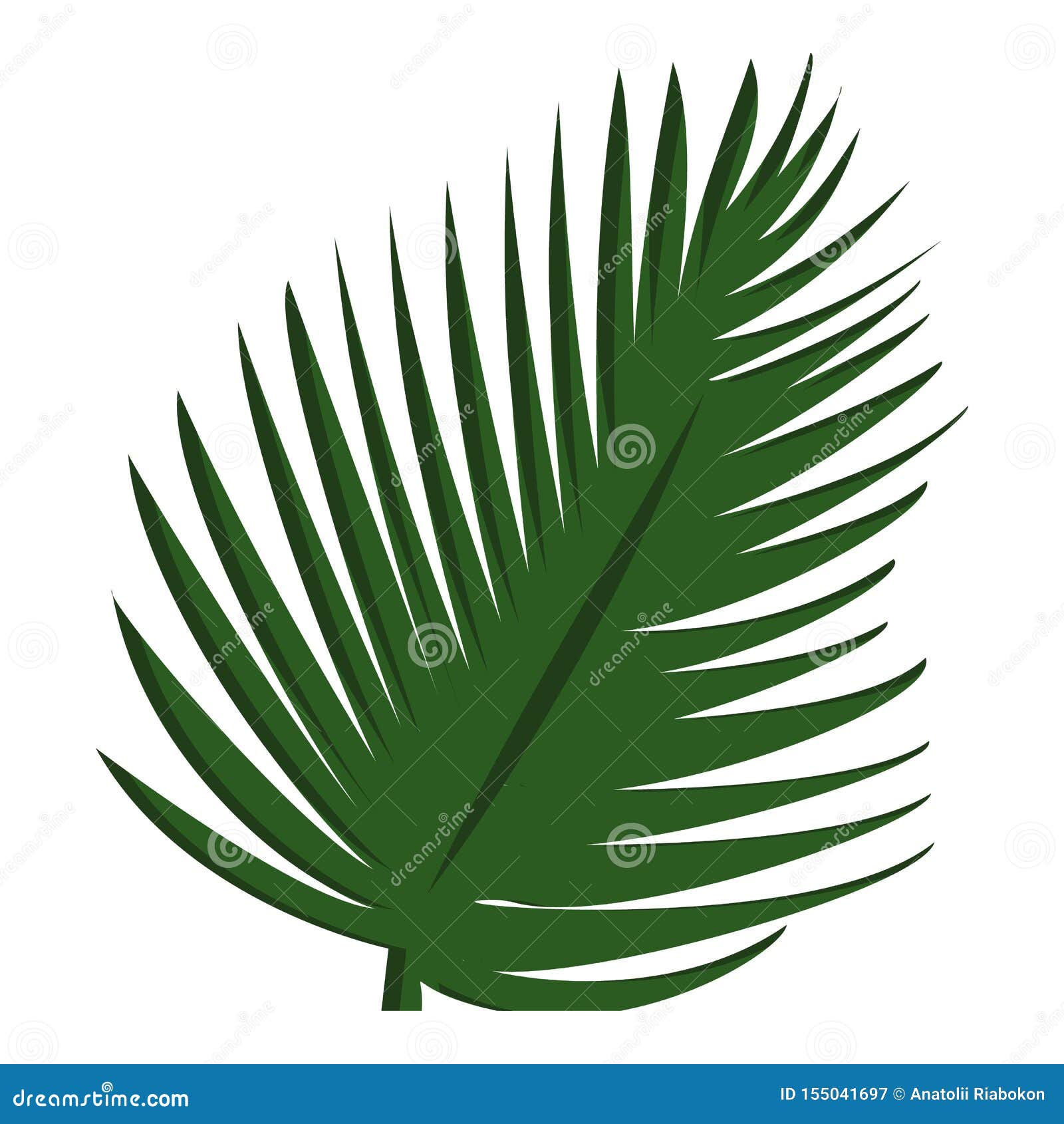 Palm Tree Leaf Icon, Cartoon Style Stock Vector - Illustration of icon ... Palm Tree Leaf Icon, Cartoon Style Stock Vector - Illustration of icon ...