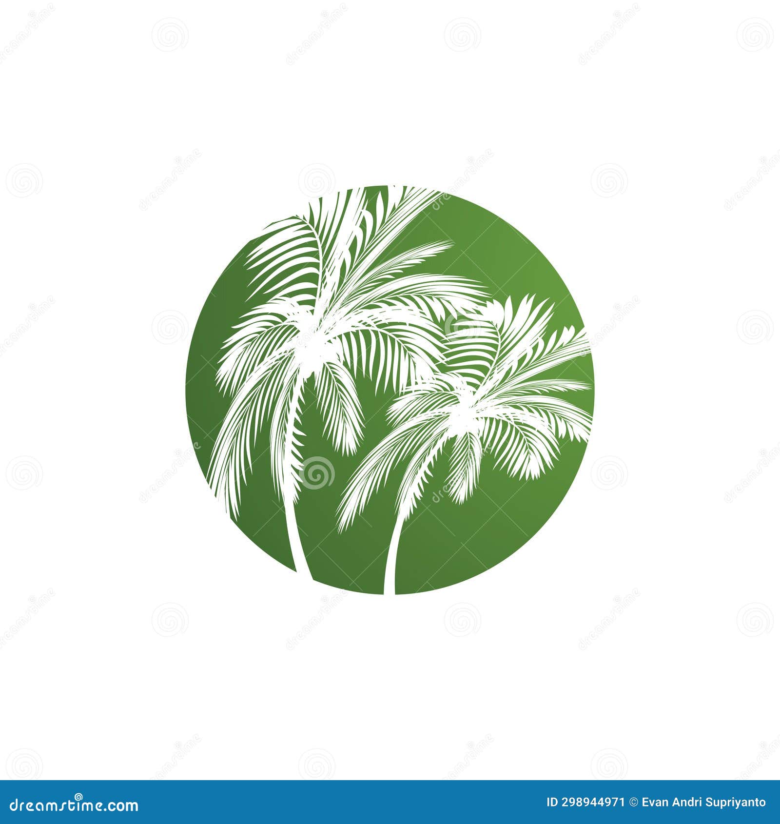 Palm Tree Logo Vector Template Symbol Design Stock Vector ...