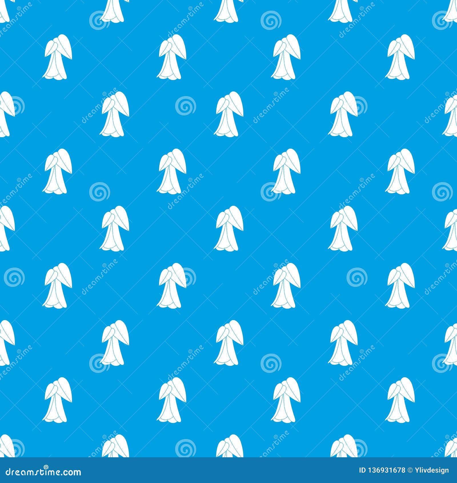 Palm Tree Pattern Vector Seamless Blue Stock Vector - Illustration of ...