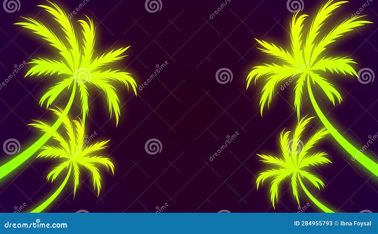 Palm Tree with the Star Sky Stock Video - Video of coast, leaf: 284955793