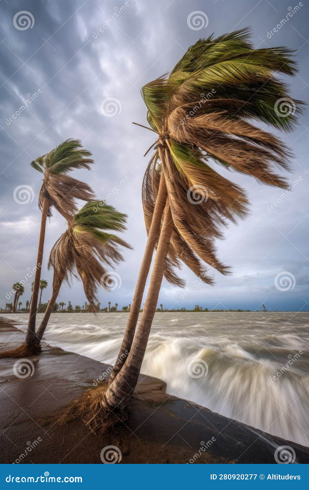 Hurricane Winds, Towering Waves, Uprooted Trees, Flooded Streets ...