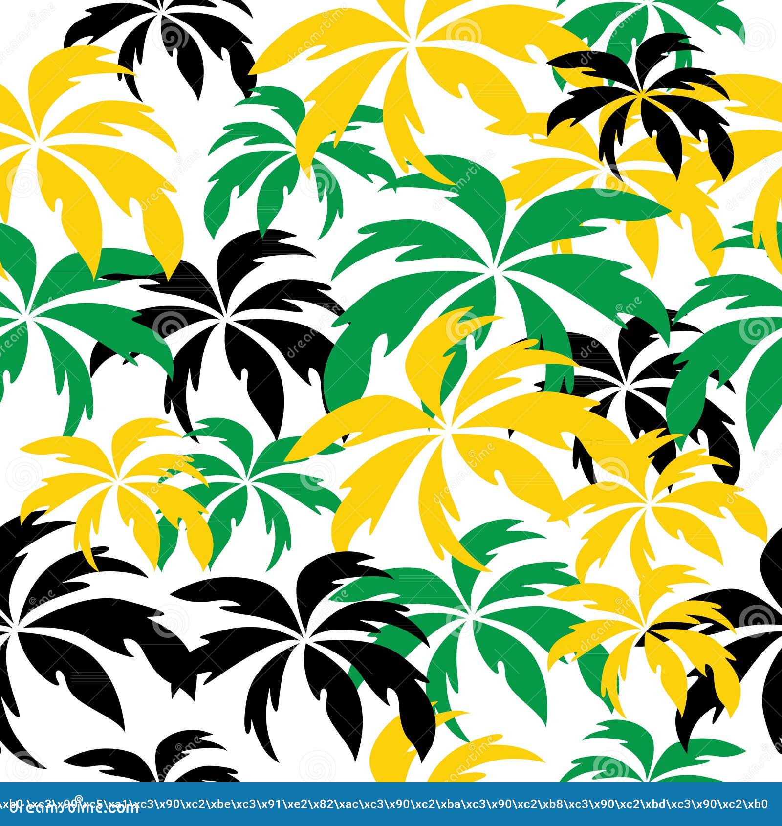 Jamaican Colors Background