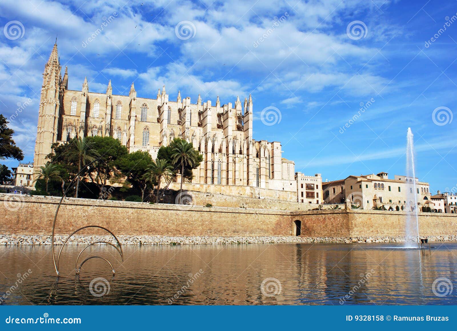 Palma de Majorca Cathedral stock photo. Image of religion - 9328158