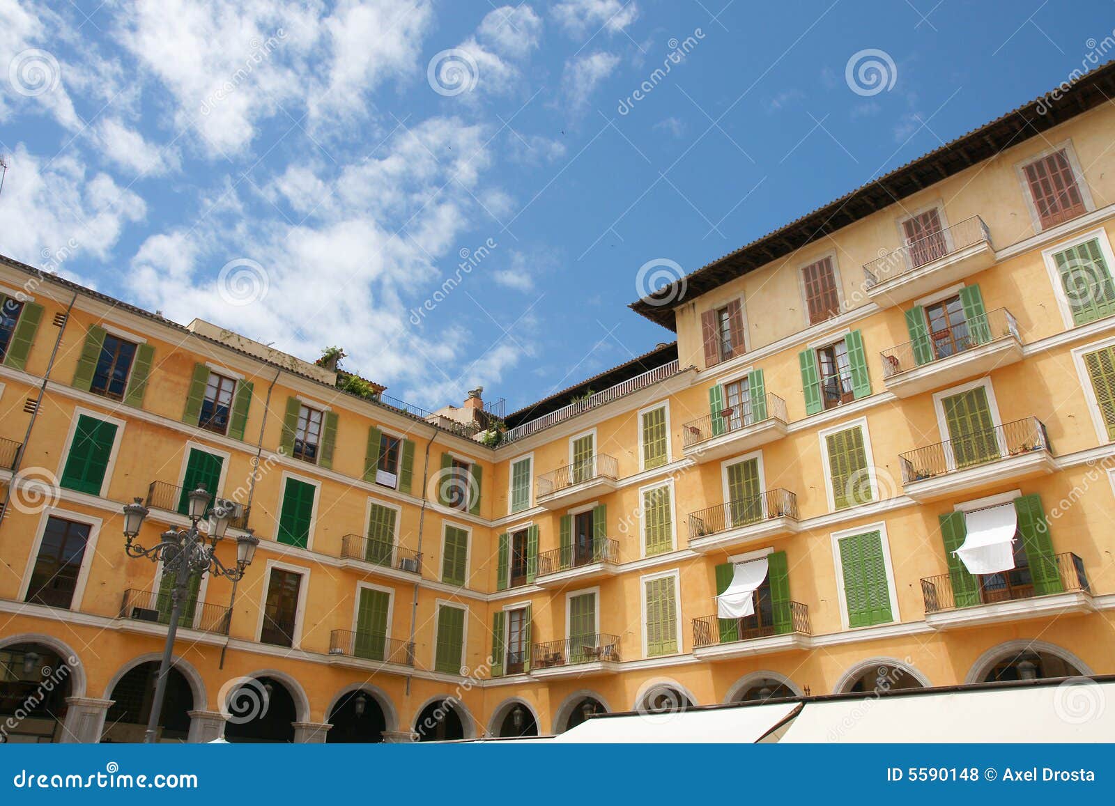 Palma De Mallorca building stock photo. Image of beige - 5590148