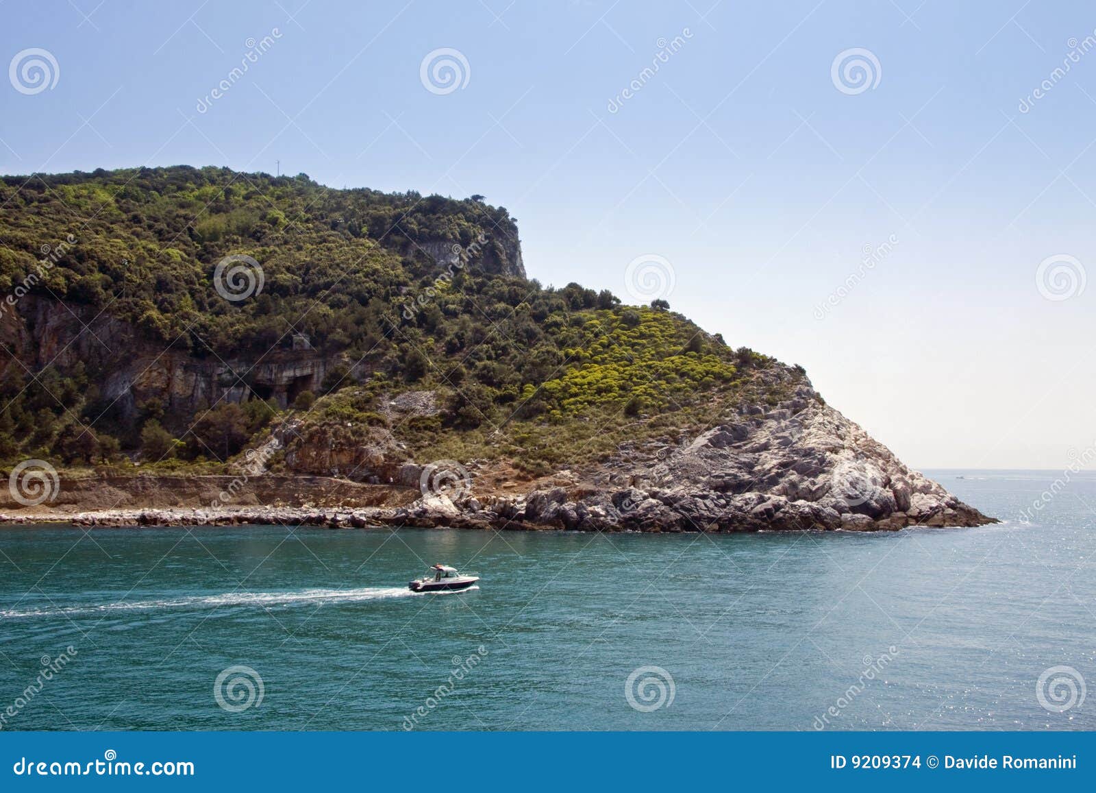 Palmaria stockfoto. Bild von motorboot, kanal, riviera - 9209374