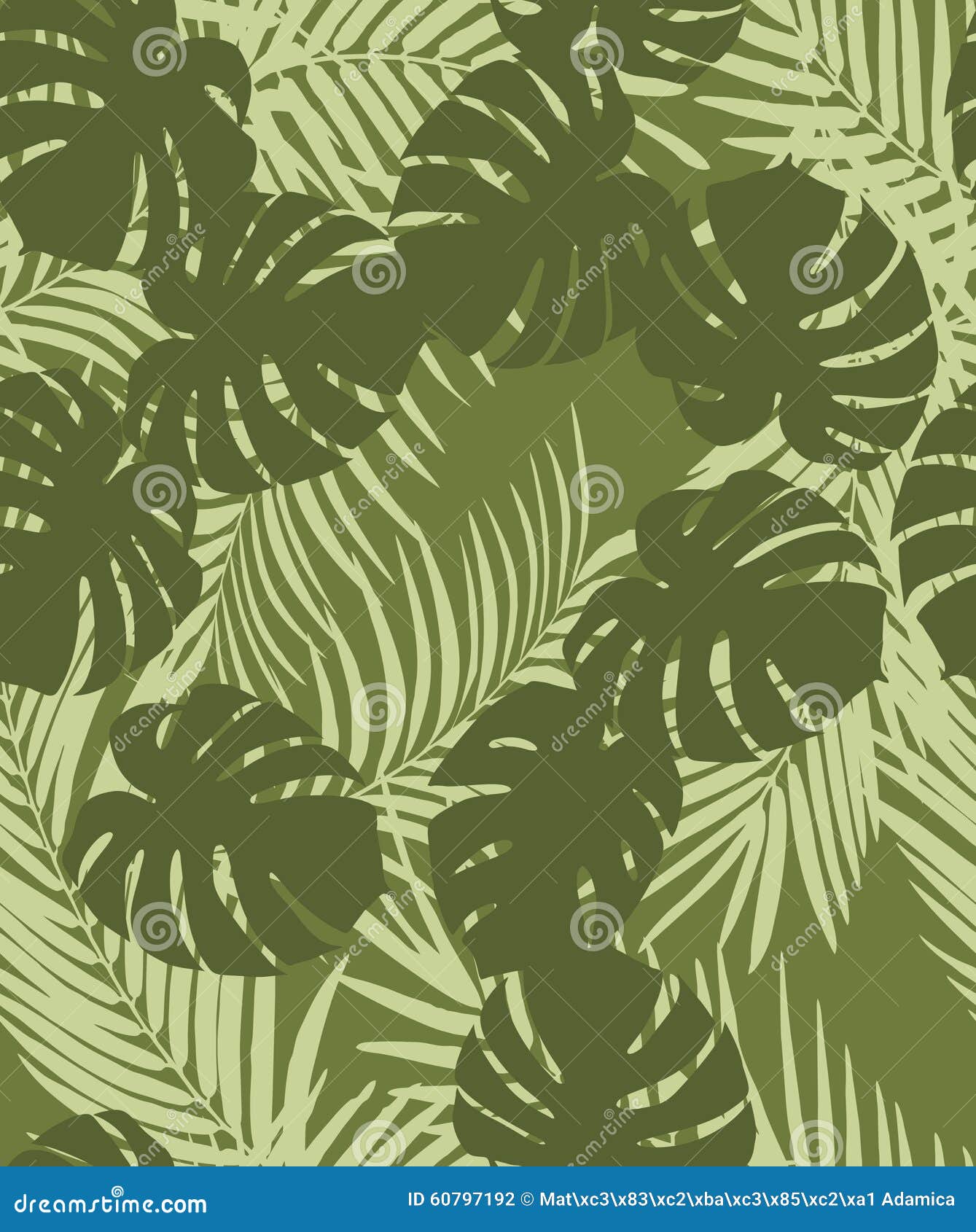 Palmenmuster vektor abbildung. Illustration von sommer - 60797192