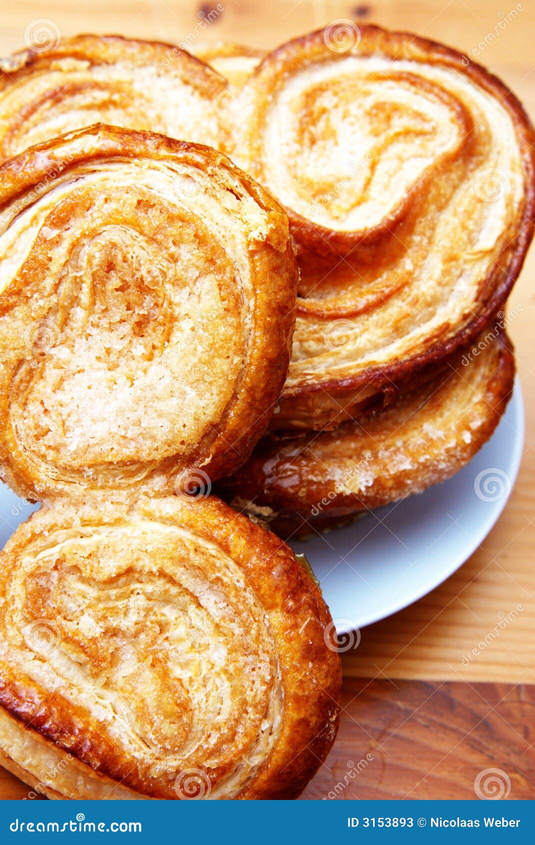 Palmier pastries stock image. Image of phyla, patisserie - 3153893