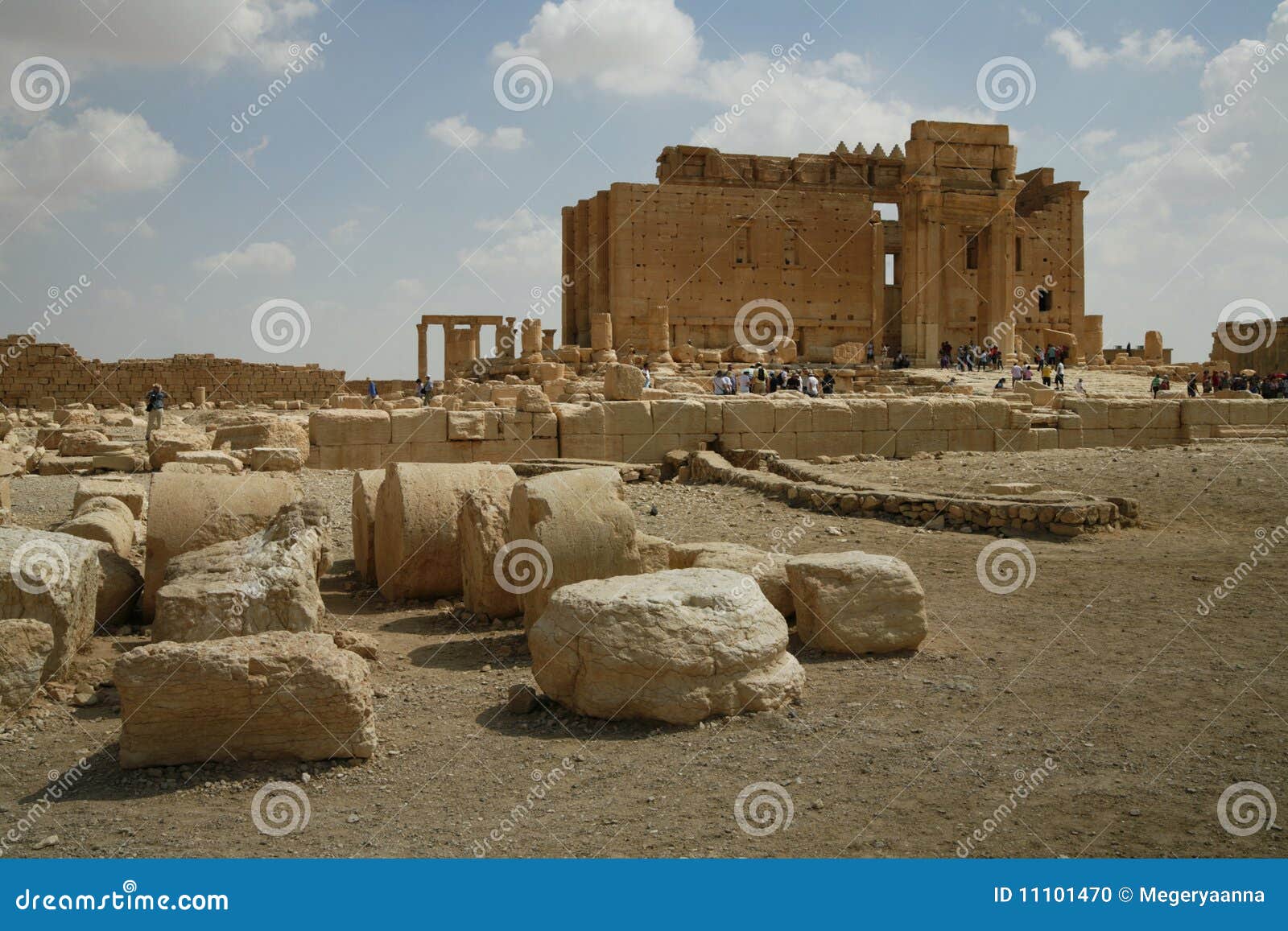 Palmira, Siria foto de archivo. Imagen de columnas, viejo - 11101470