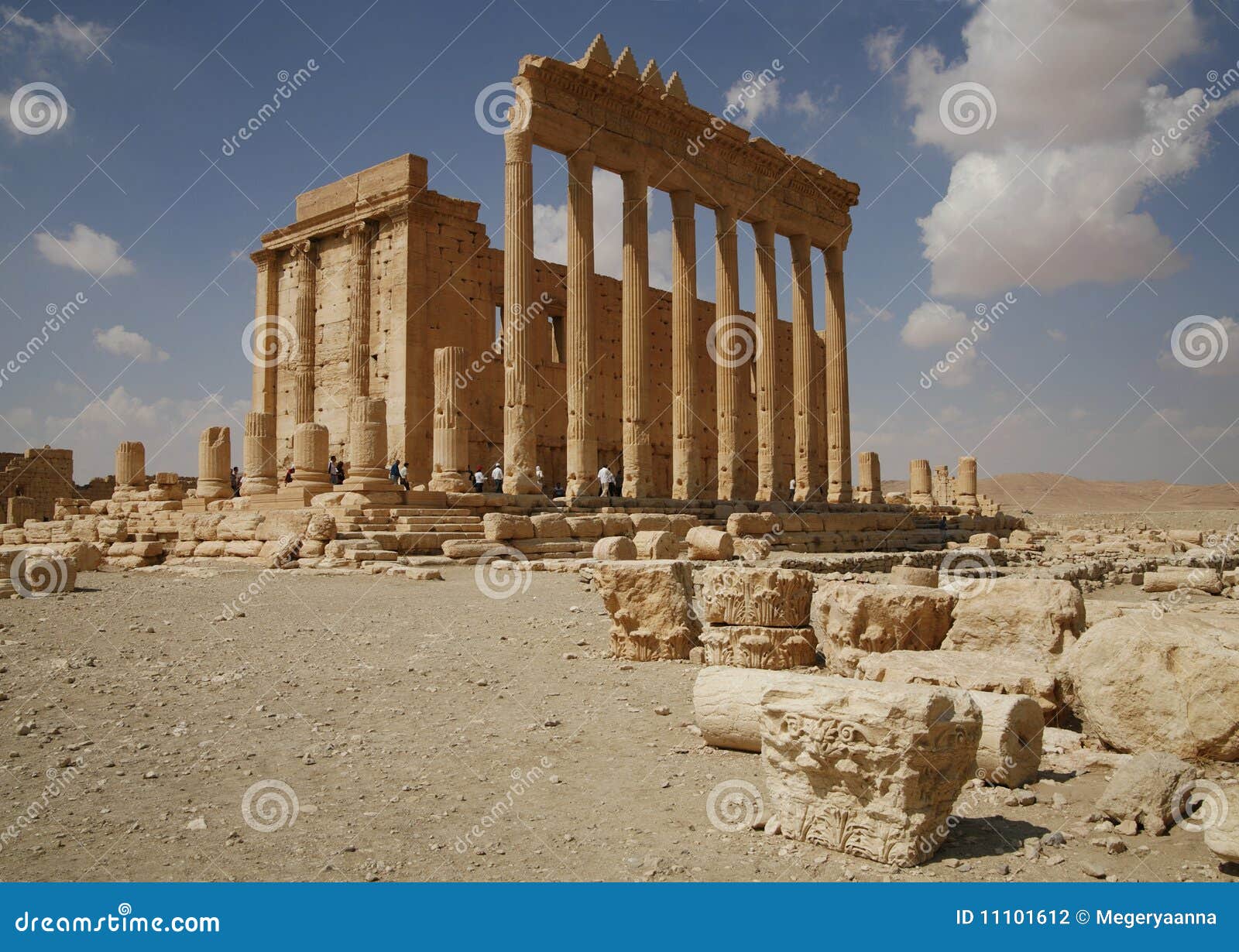 Palmira, Siria. foto de archivo. Imagen de centro, oriente - 11101612