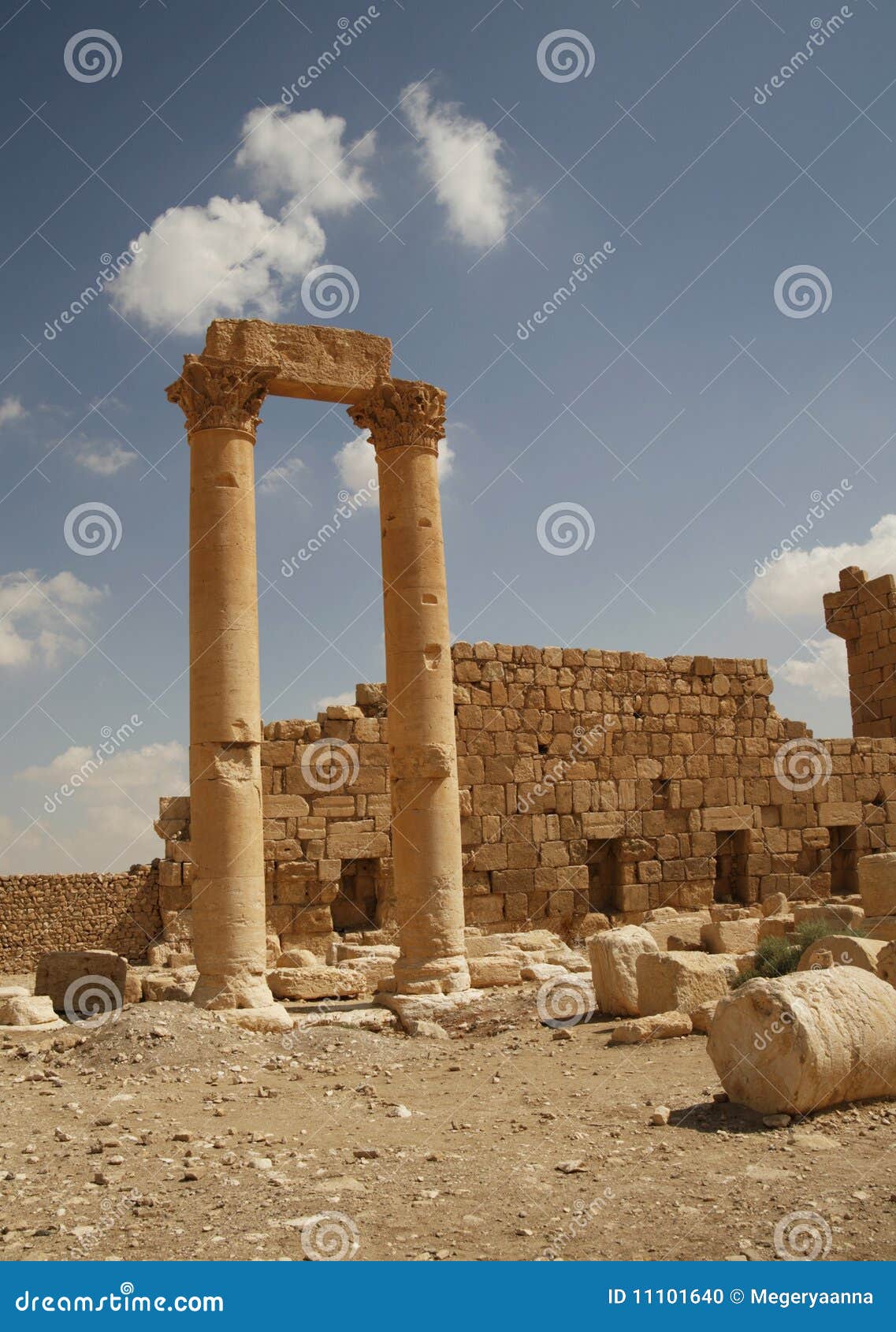 Palmira, Siria foto de archivo. Imagen de ruinas, siria - 11101640