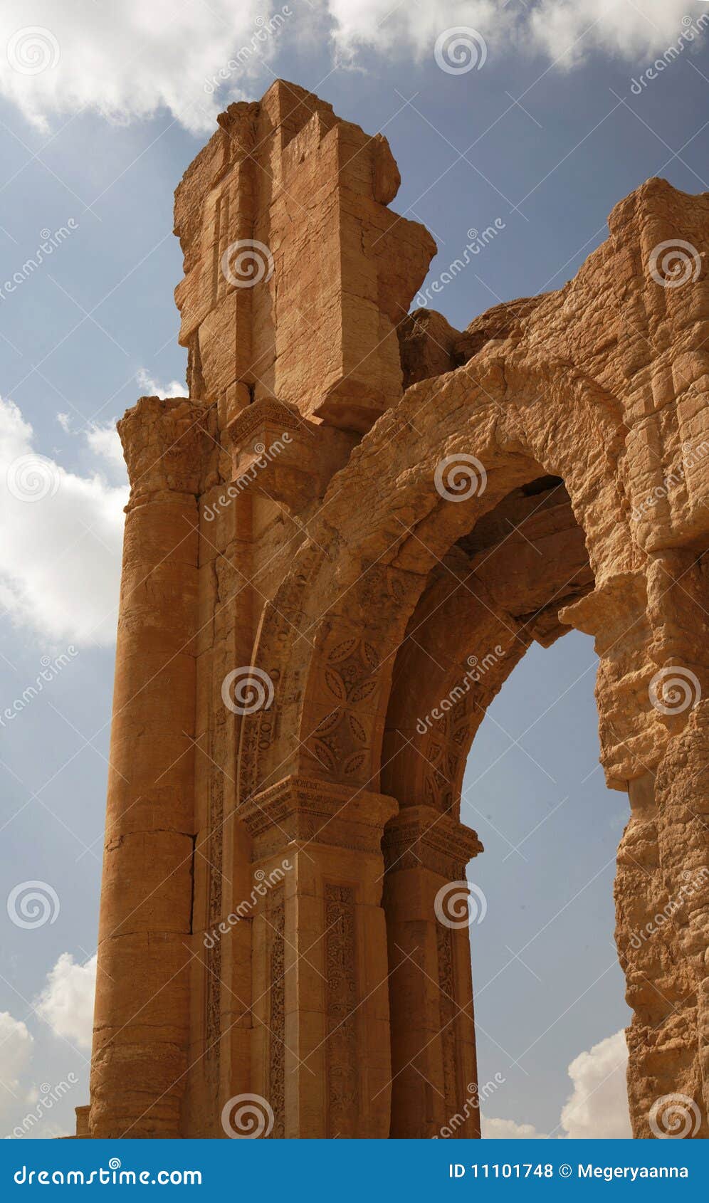 Palmira, Syria. Architectural Elements. Stock Photo - Image of syrian ...
