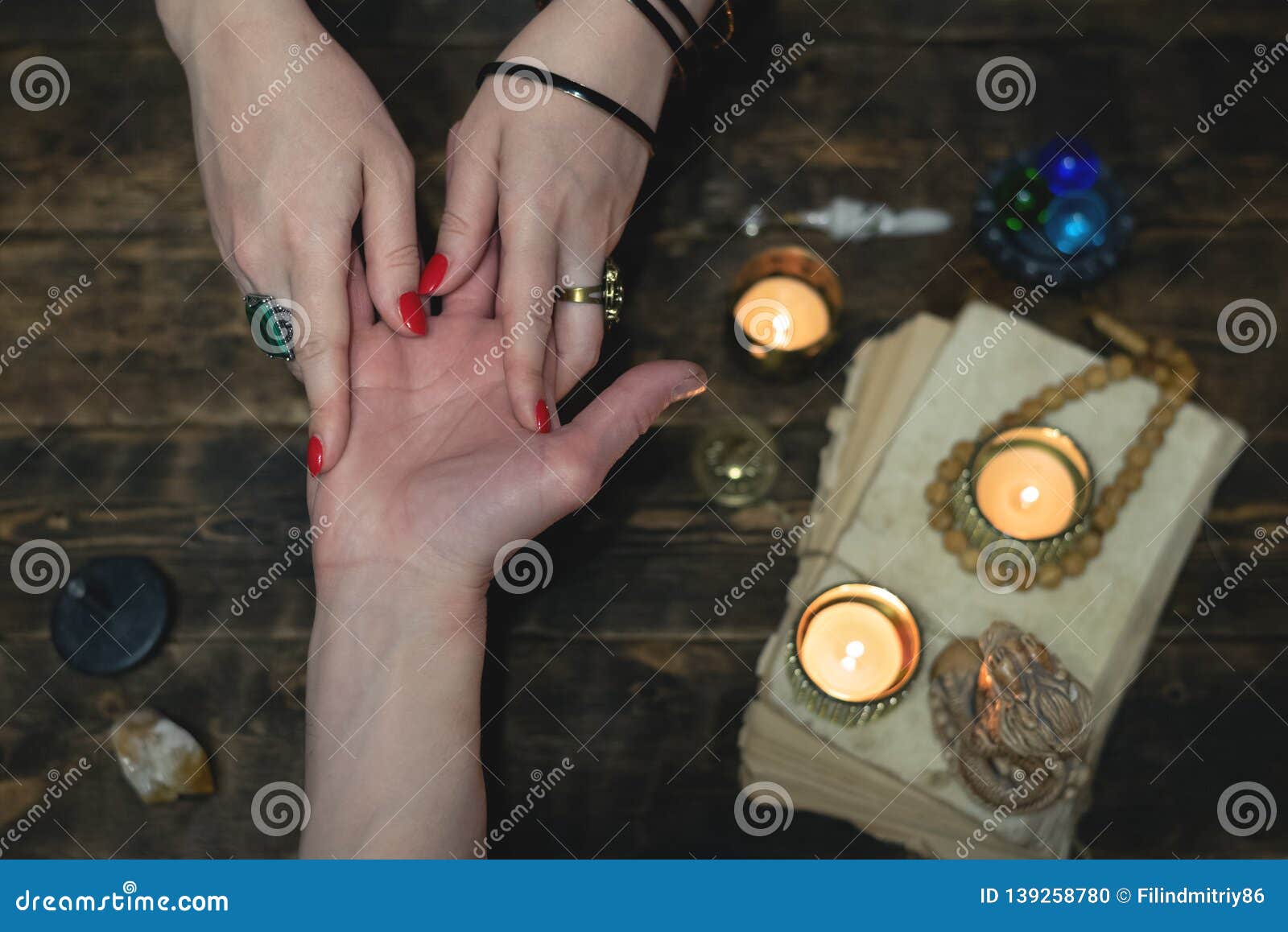 Palmist. stock photo. Image of esoteric, future, magician - 139258780