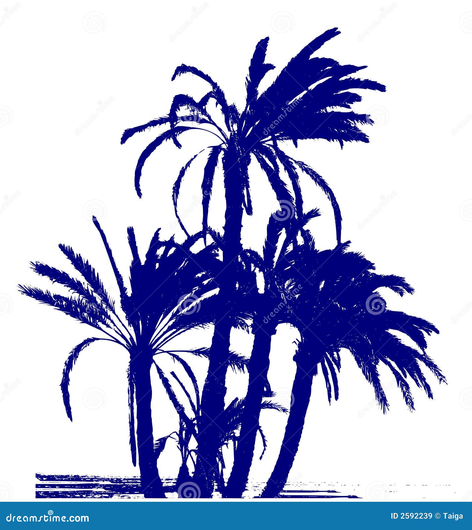 Palms Vector Illustration | CartoonDealer.com #5528902