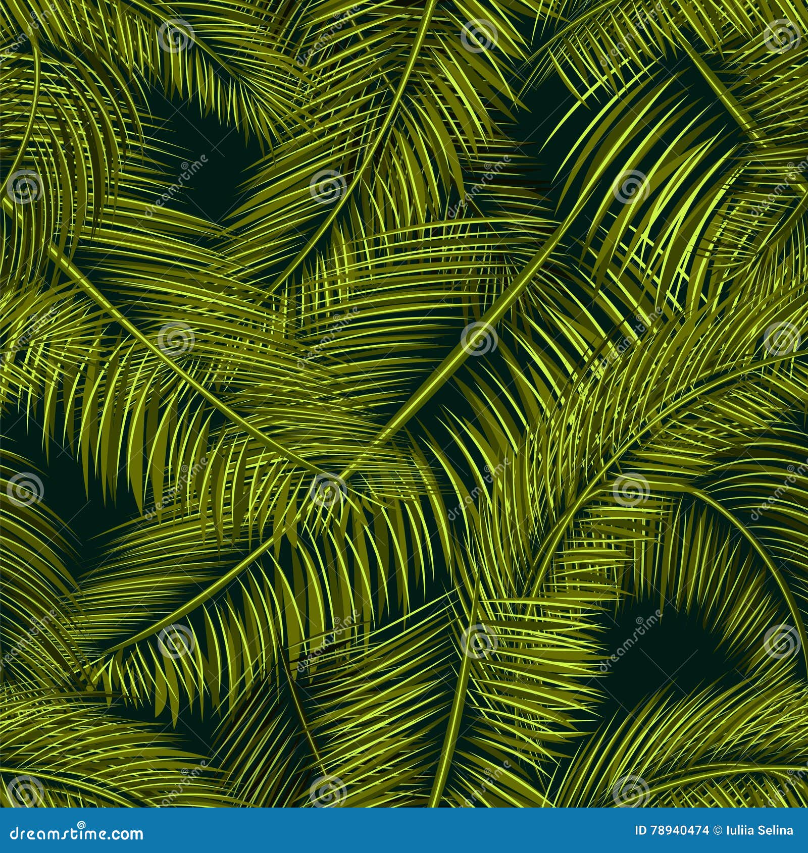 Palms pattern 1 stock vector. Illustration of backdrop - 78940474
