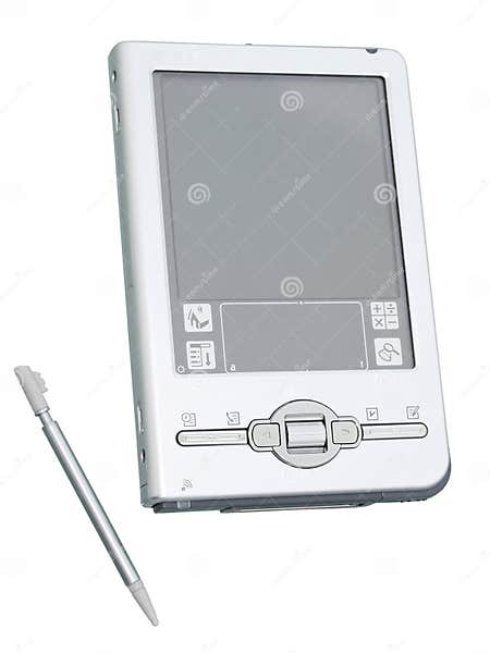 Palmtop & Stylist Isolated (8.2mp Image) Stock Image - Image of pilot ...
