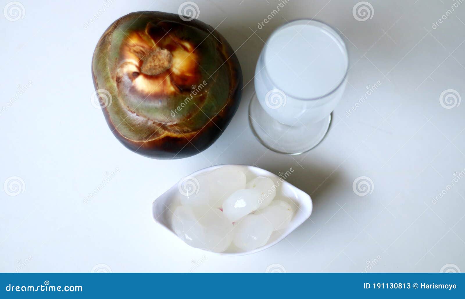 Palmyra fruit and beverage stock image. Image of unique - 191130813