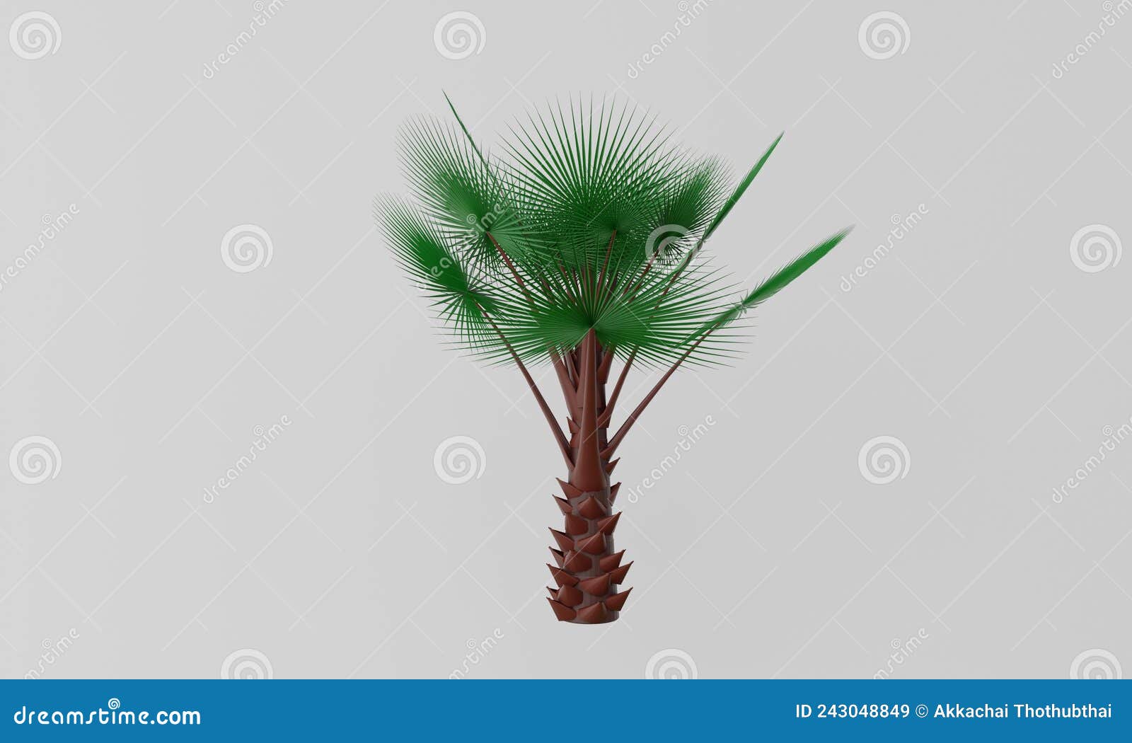 Palmyra Palm Tree Silhouette Vector Illustration | CartoonDealer.com ...