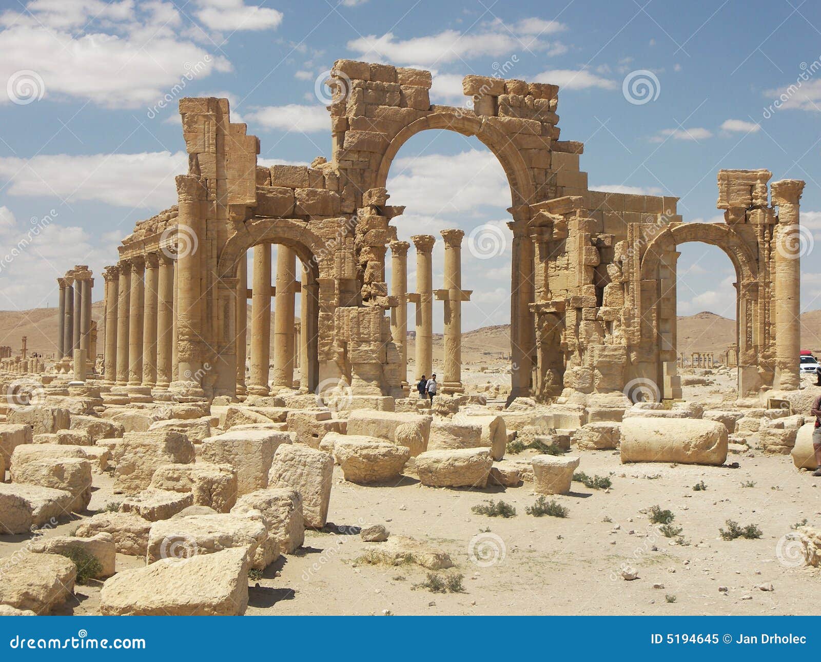 Palmyra, Syria stock image. Image of euphrat, arena, stone - 5194645