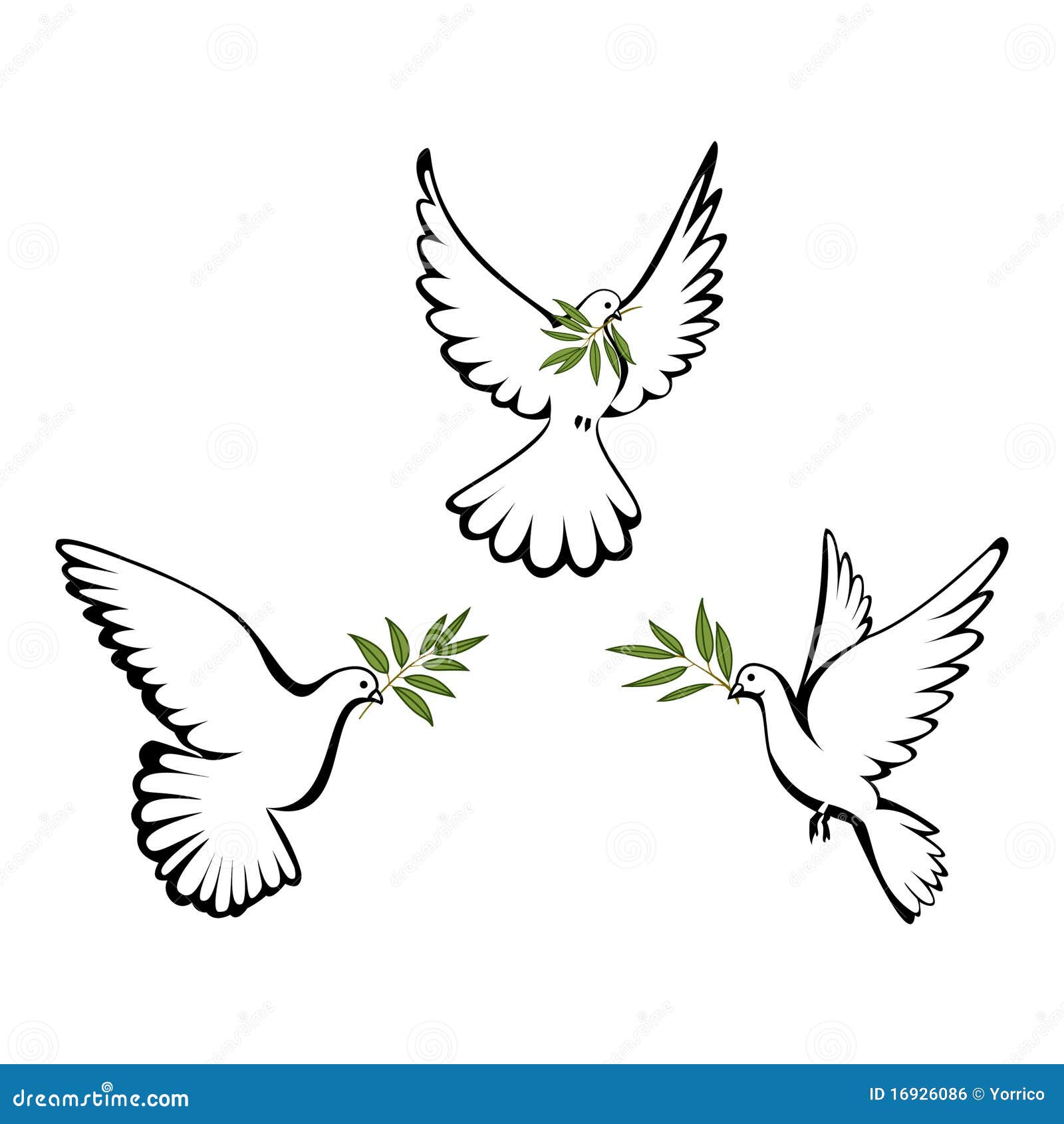 Paloma de la paz ilustración del vector. Ilustración de tradicional ...