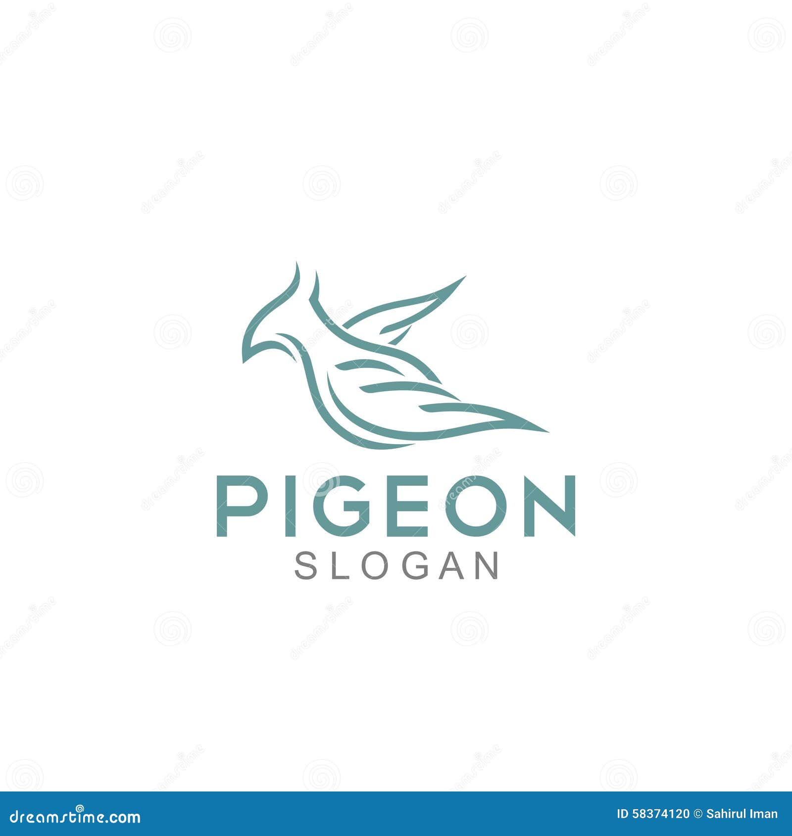 Paloma Logo Template ilustración del vector. Ilustración de paloma ...