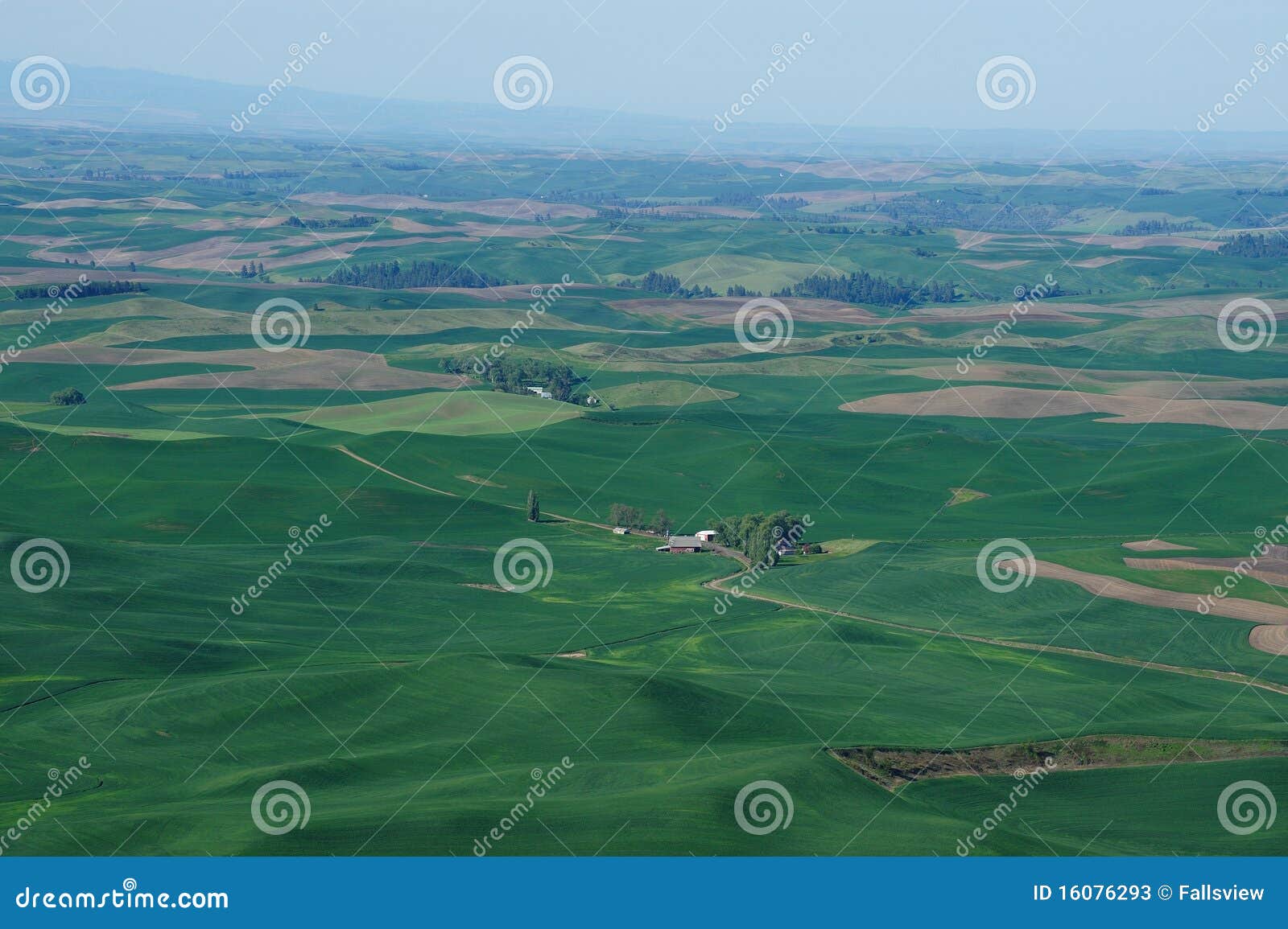Palouse farm stock image. Image of rural, butte, washington - 16076293