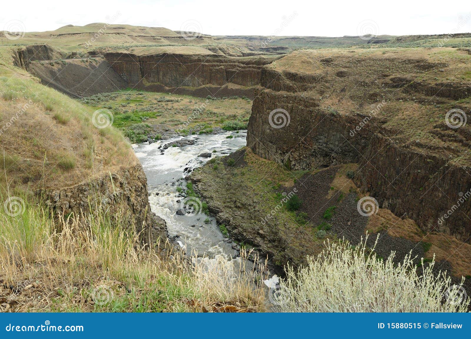 Palouse river and canyon stock image. Image of landscape - 15880515