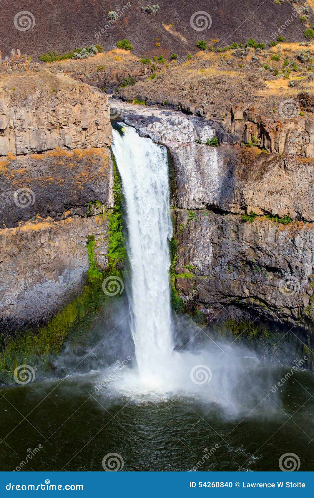 Palouse River Falls stock photo. Image of rugged, waterfalls - 54260840