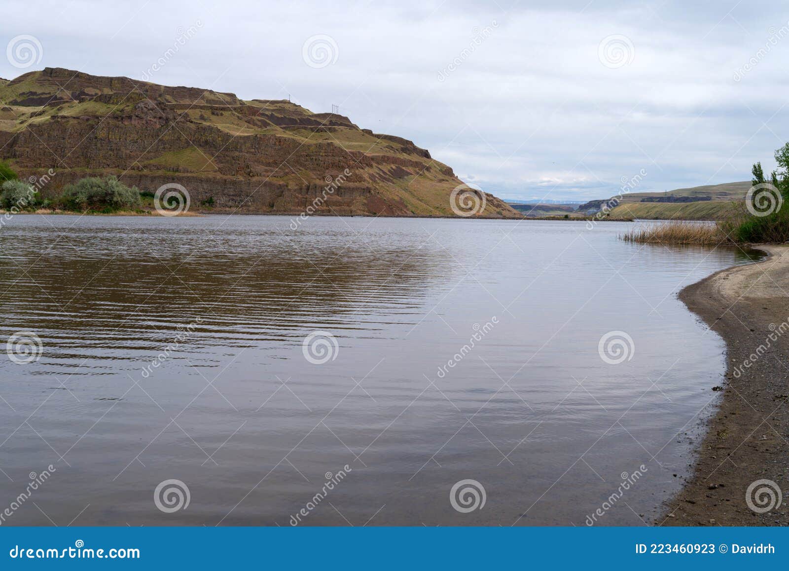 The Palouse River at Lyons Ferry State Park, Washington, USA Stock ...